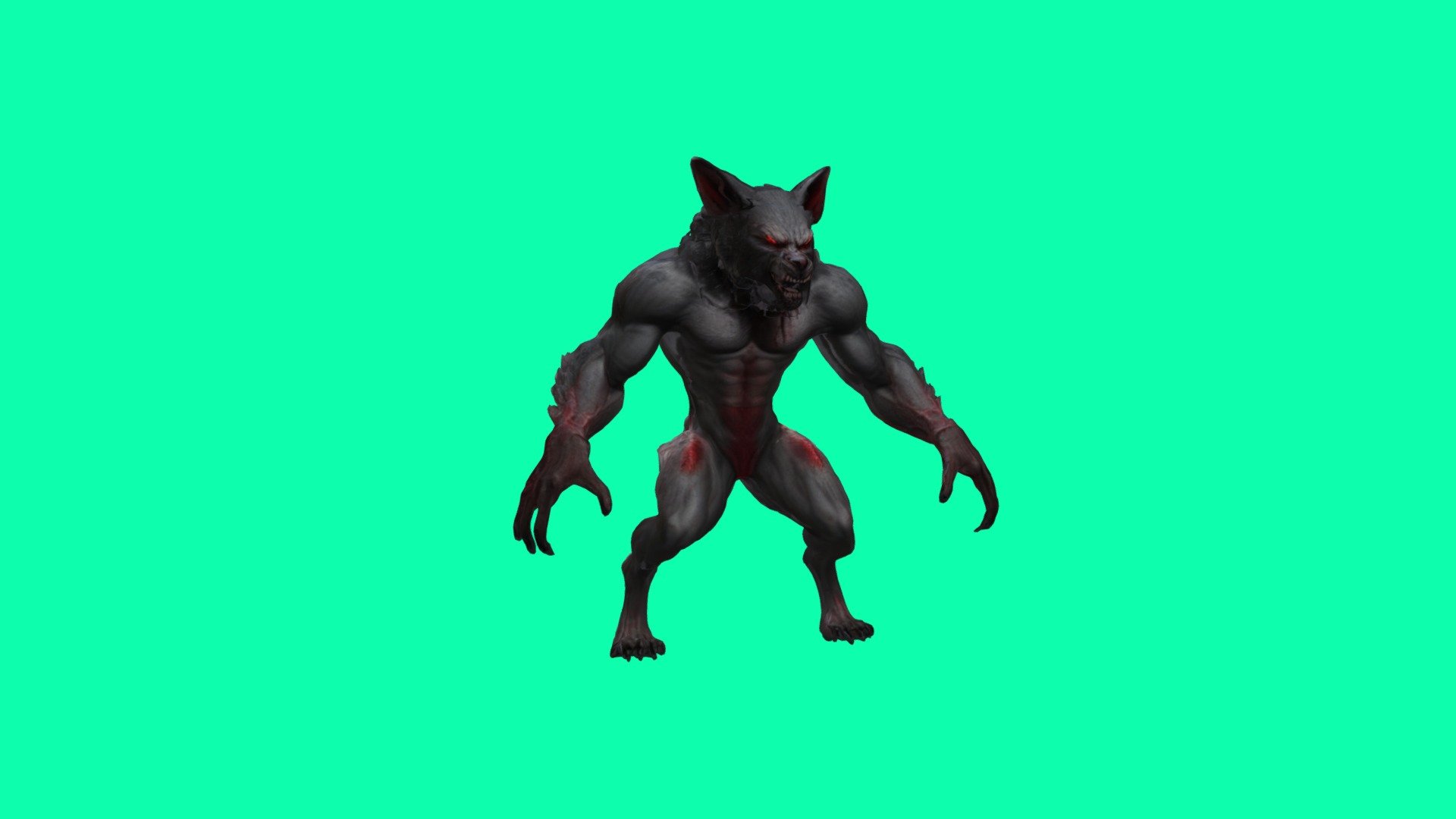 Fearsome Werewolf - Buy Royalty Free 3D model by Inventive World ...