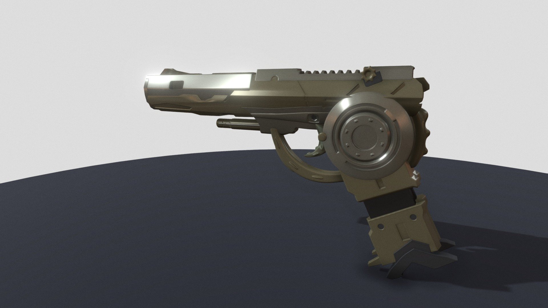 Gun. Pistol - Download Free 3D model by bakhaCG [98e1ab1] - Sketchfab