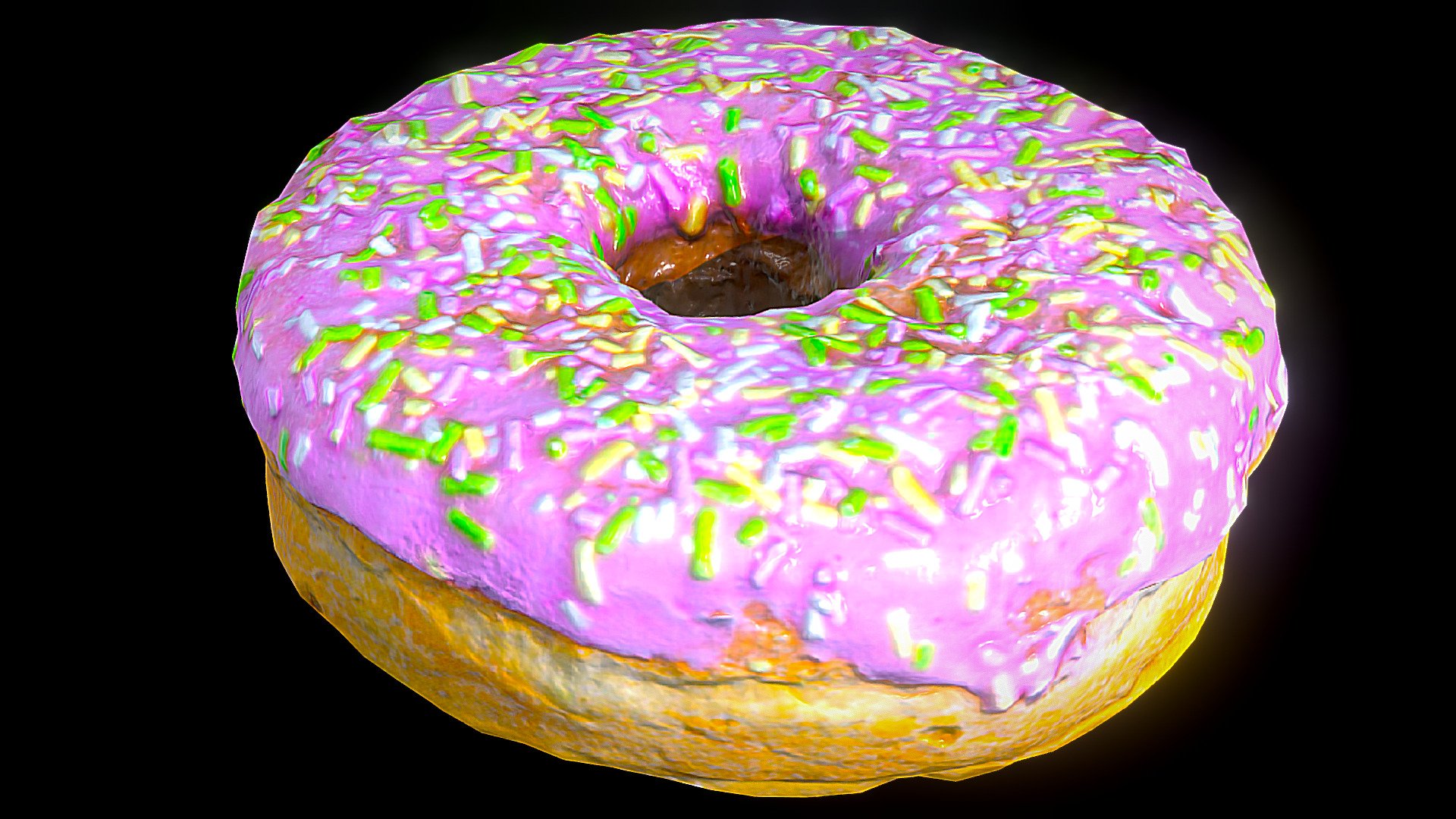 Iced Doughnut with Sprinkles - Buy Royalty Free 3D model by Jason Dovey ...