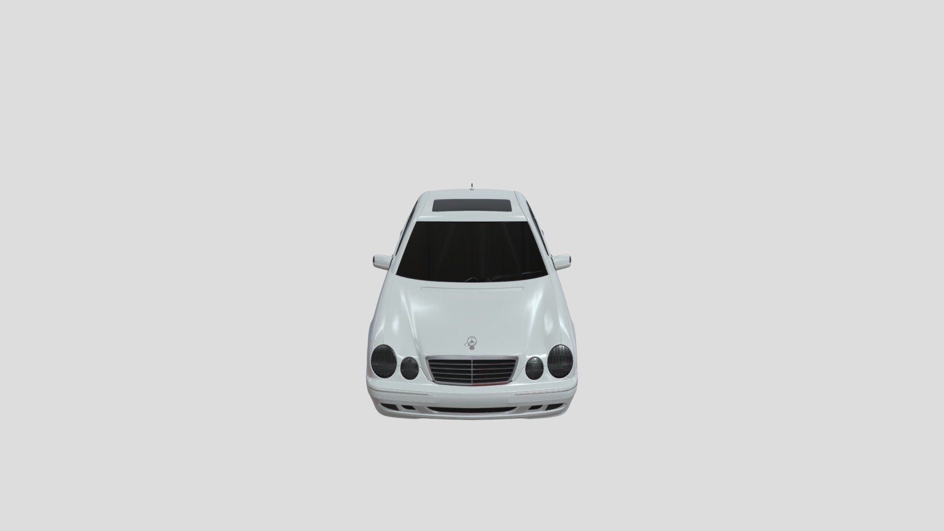 2002 mercedes-benz e320 w210 4matic sedan - Download Free 3D model by ...