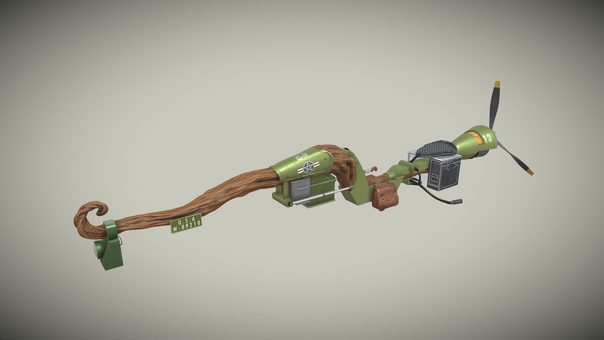 Battle Broom - Download Free 3D model by Guillermo Torres (@Maha55 ...