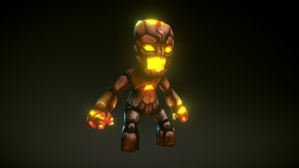 Fire Monster - 3D model by stallfish [98e42b6] - Sketchfab