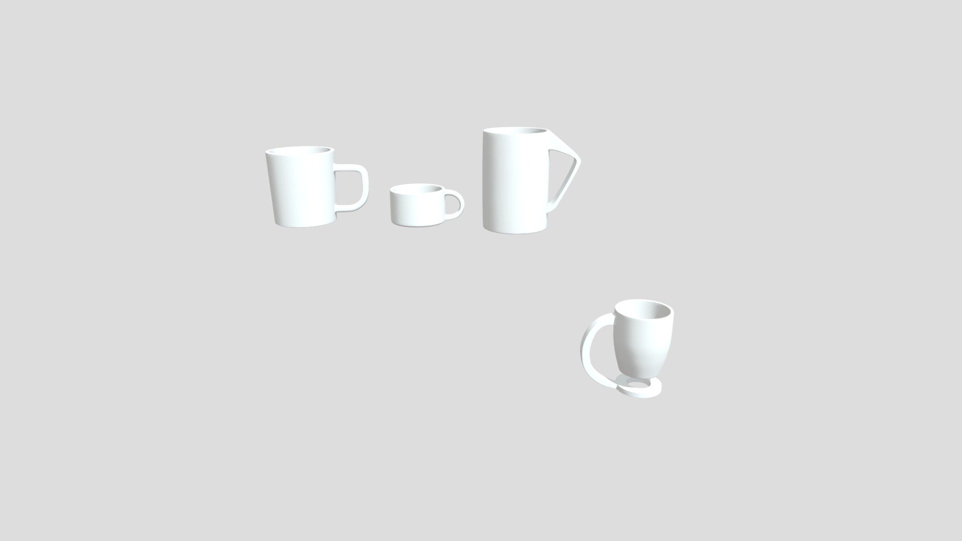 Mugs - Download Free 3D model by AnkitSharmaxt [98e5596] - Sketchfab