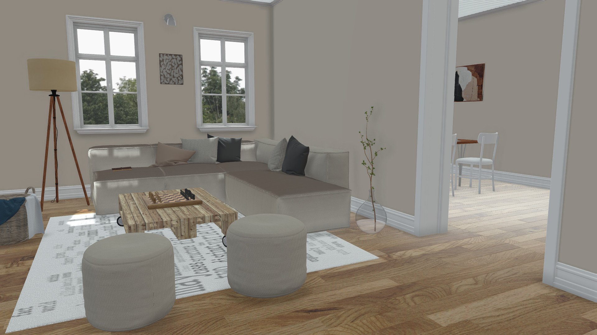 Living_room_1 - 3D model by Halo Renders (@HaloRenders) [98e55c0 ...