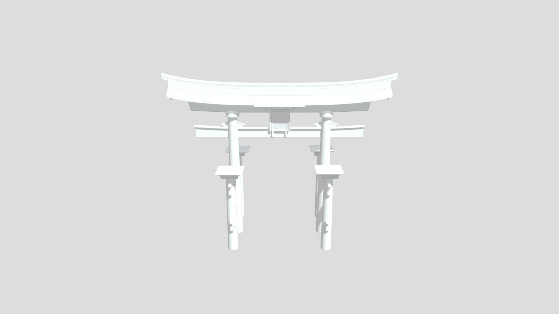 Torii_mdl - 3D model by anthonylow1996 [98e73cb] - Sketchfab