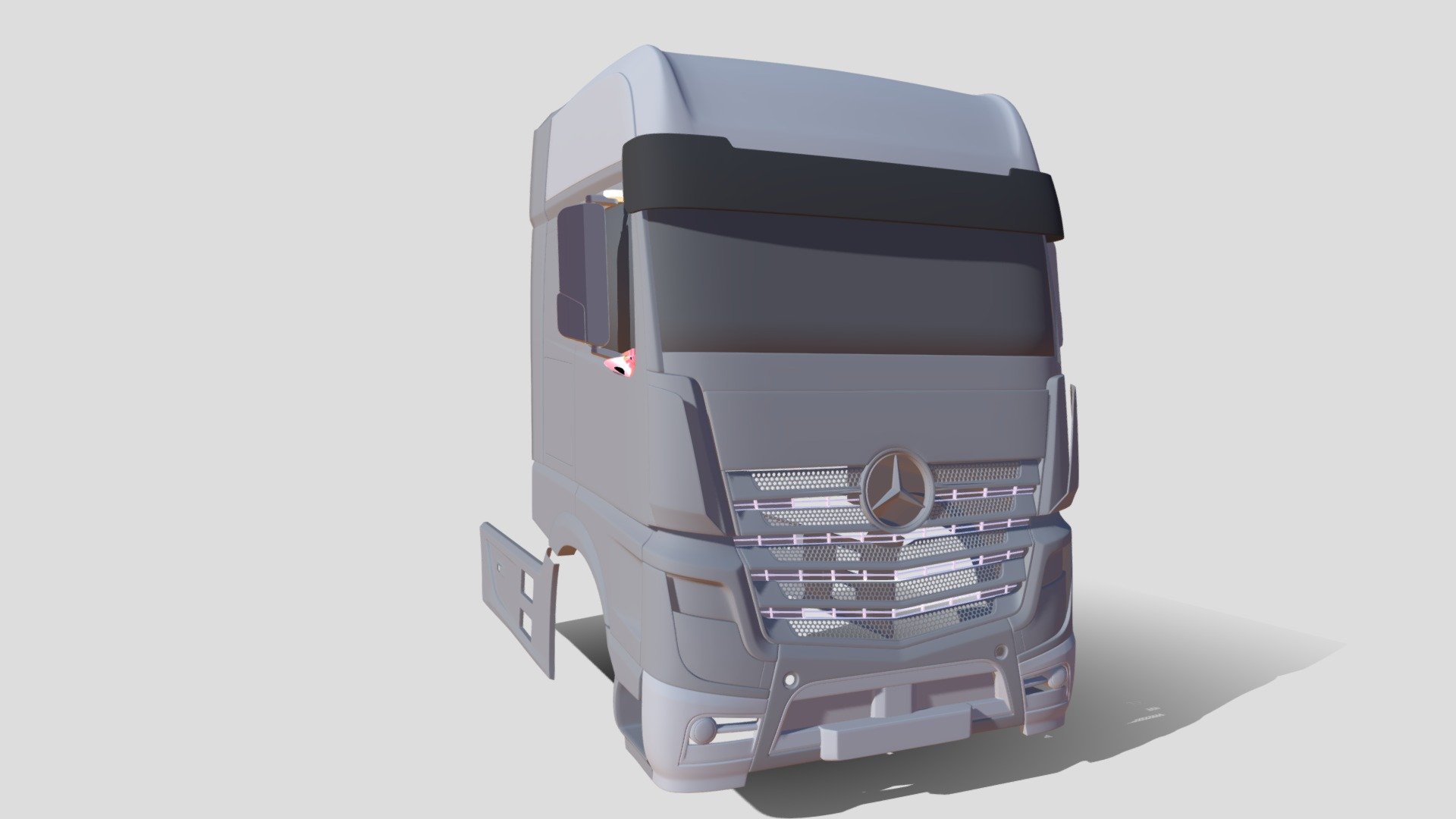 MERCEDES ACTROS - Download Free 3D model by gelber ...