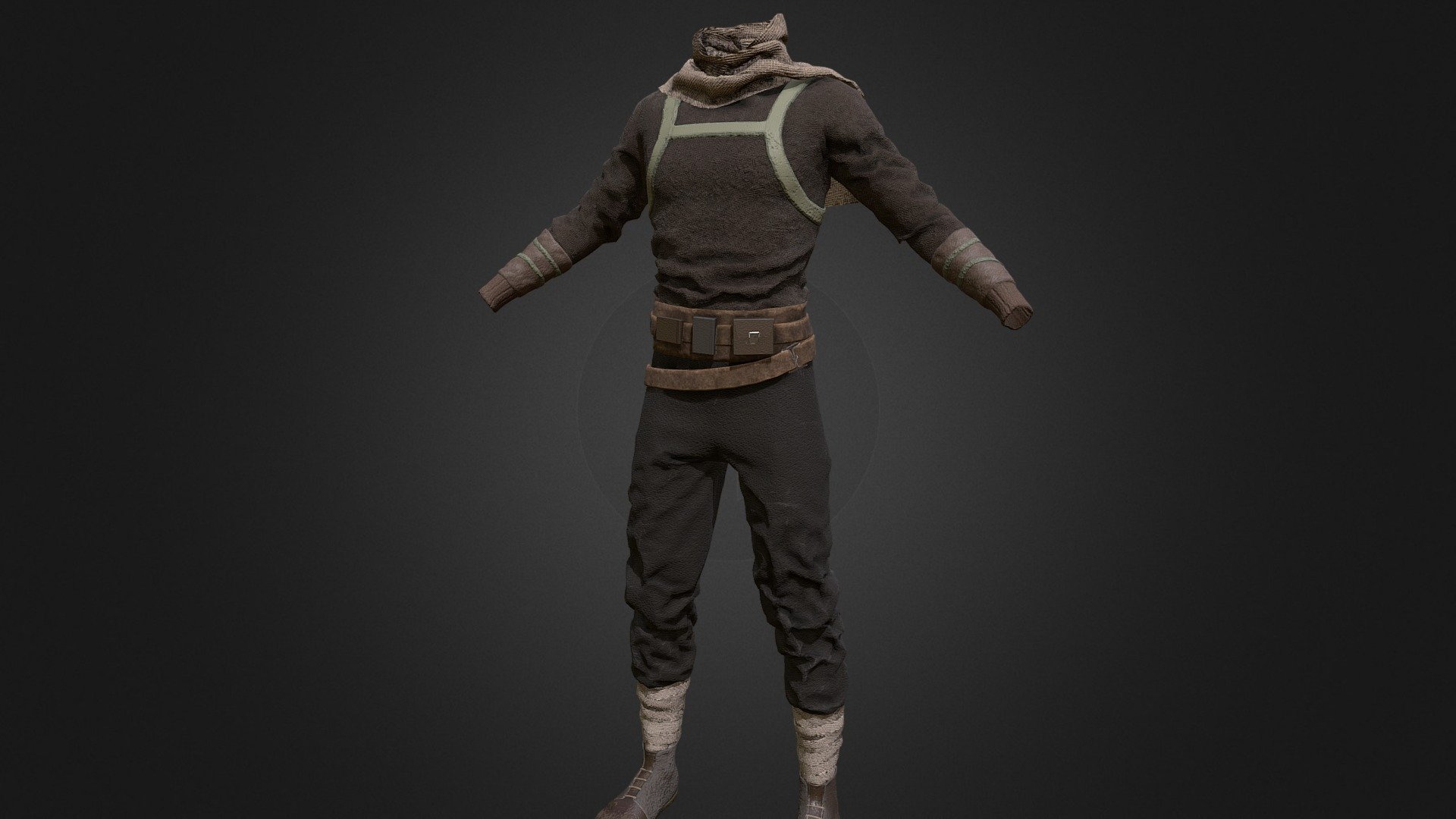 Scavenger Outfit - 3D model by Den44 [98e91da] - Sketchfab