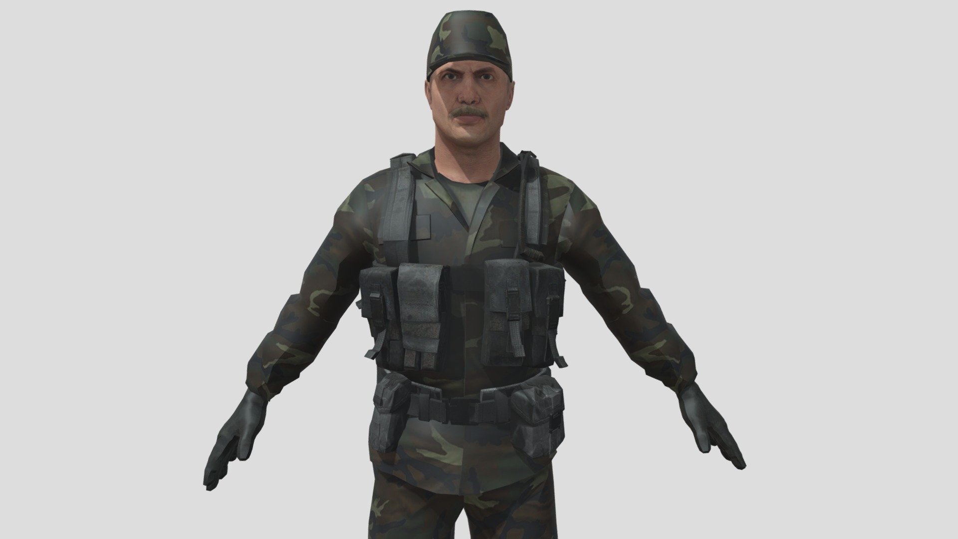 Army Character 3 - Download Free 3D model by Muhamad Mirza Arrafi ...