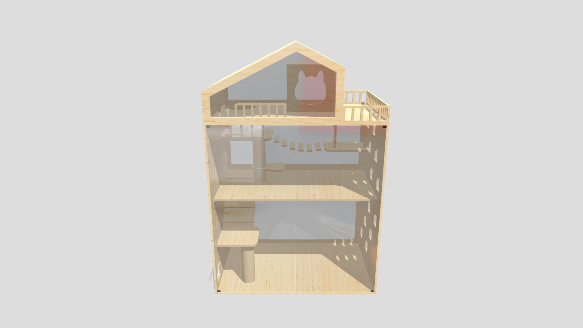 Cat_Home - 3D model by Tak.SolidWorks [98ec72c] - Sketchfab