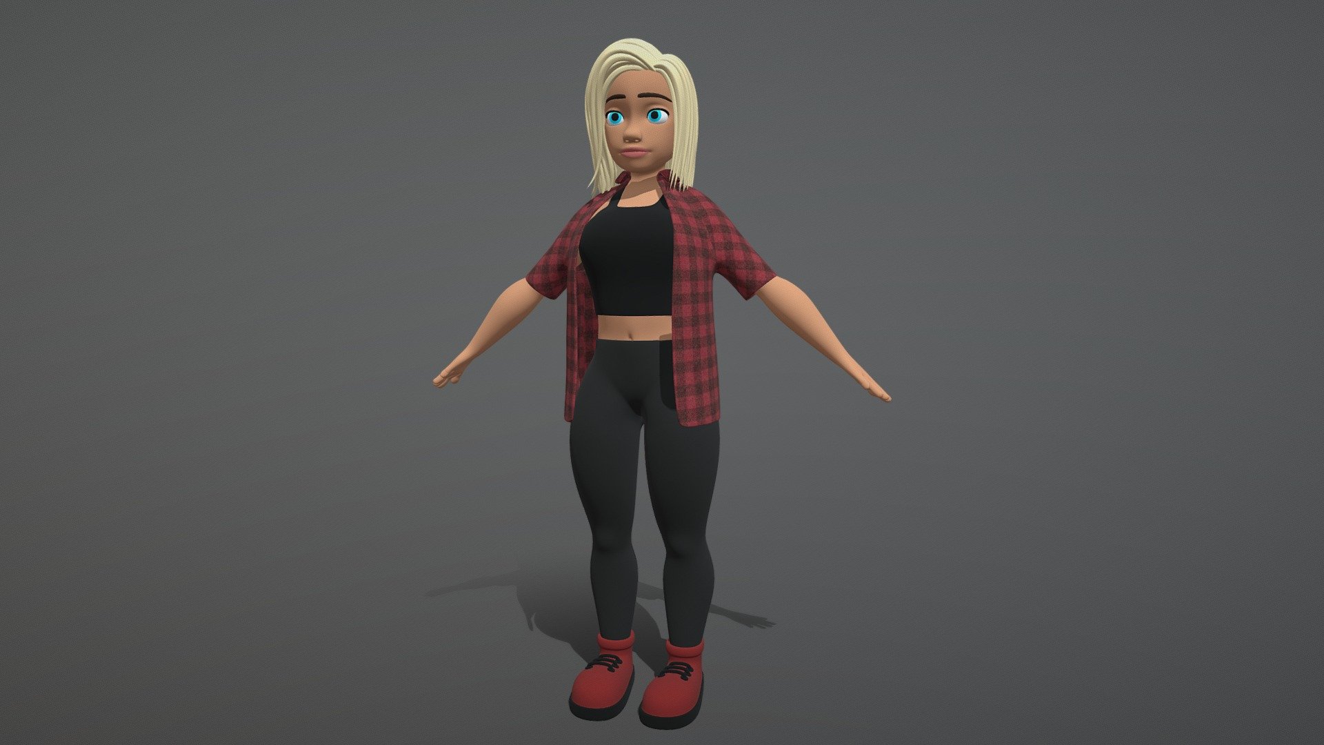 Stylized Female Character - Grace - Download Free 3D model by ...