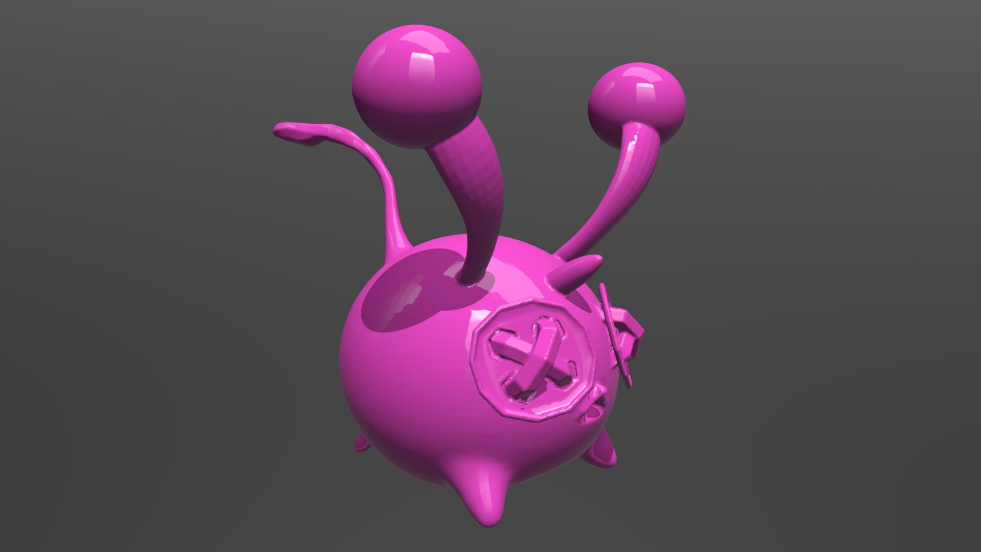 Cute Alien - 3D model by Asayuki [98eee46] - Sketchfab