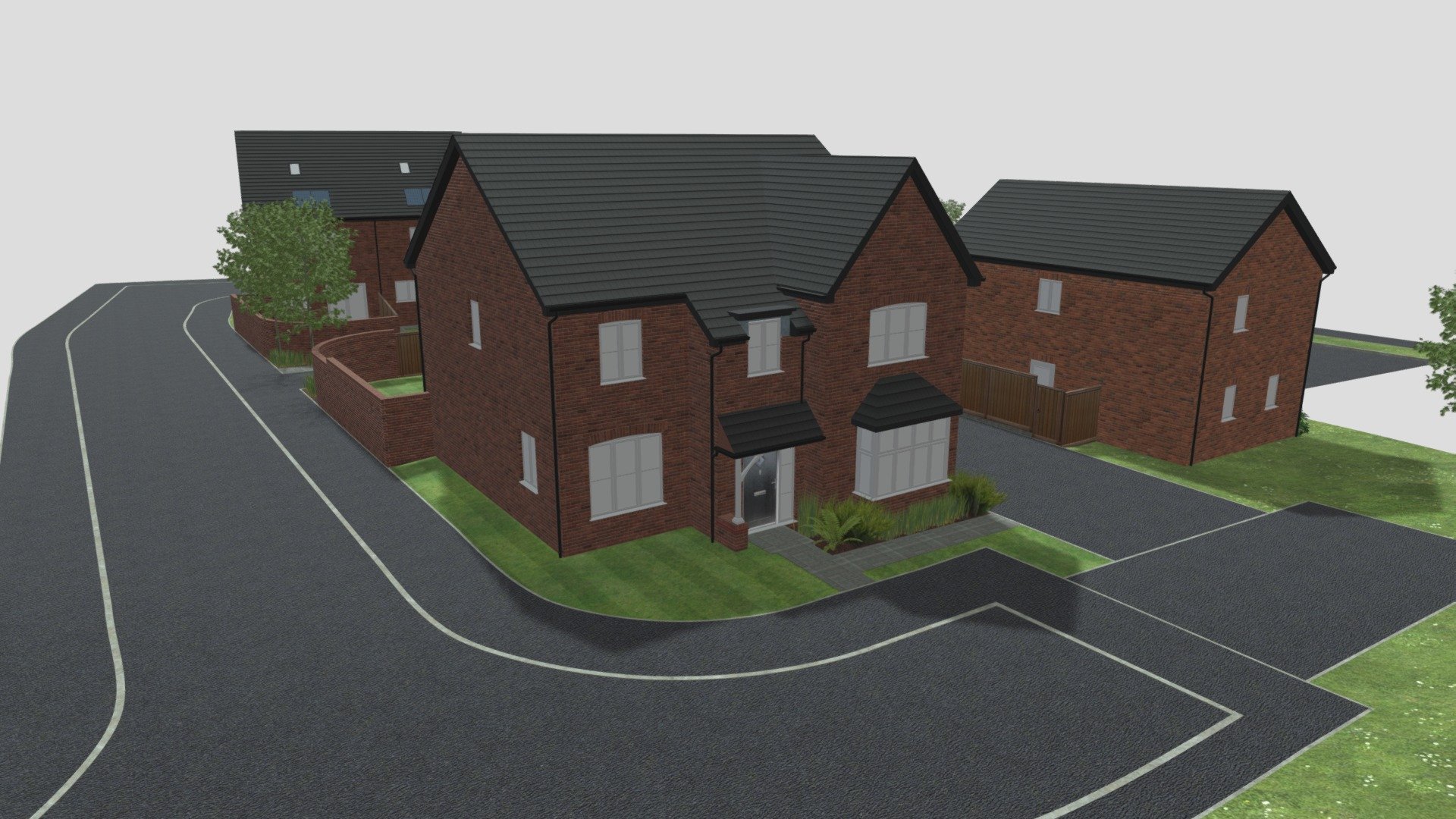 Plot 130 Birch, animated with camera constraints - 3D model by ...