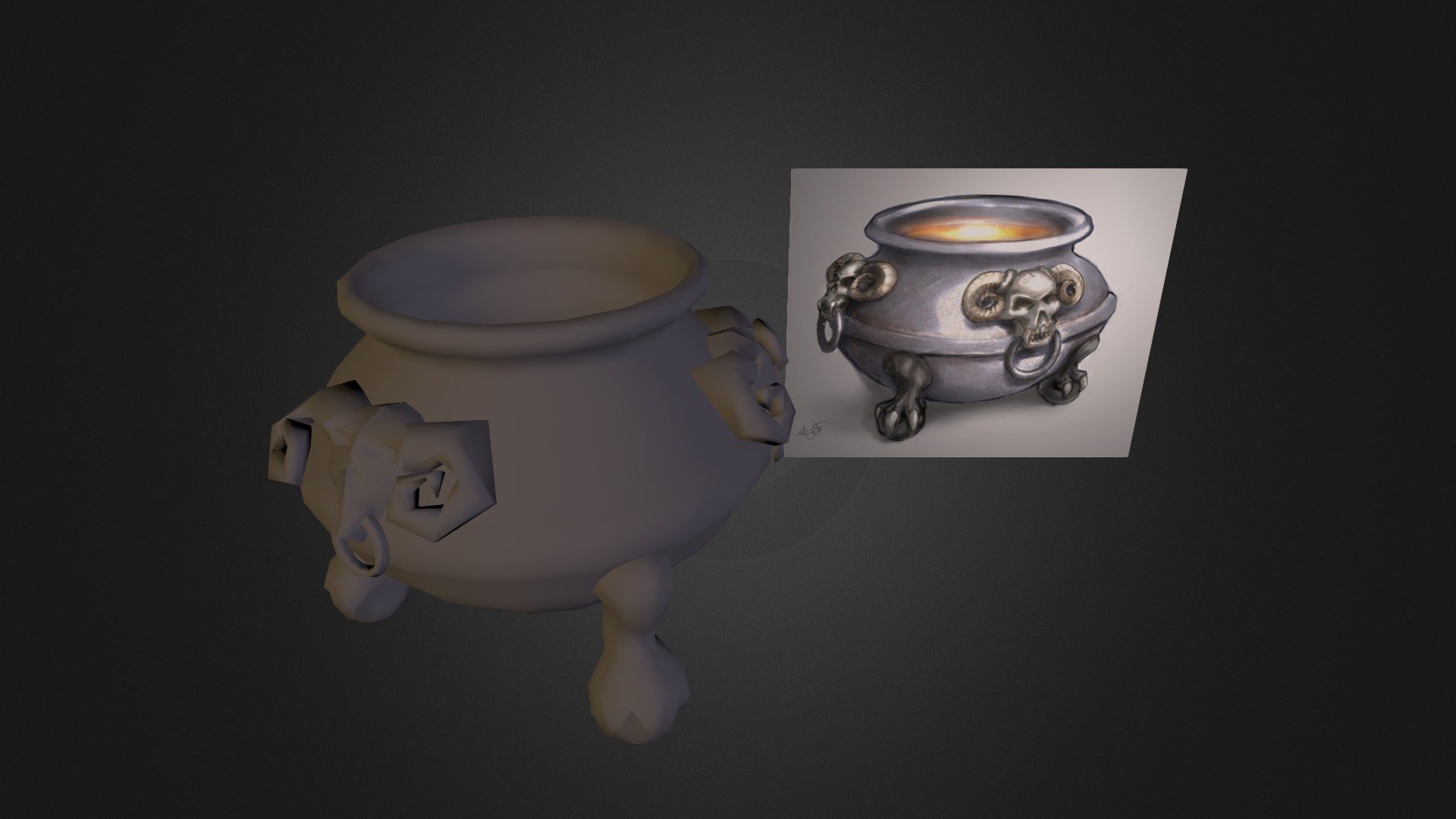 The Cauldron - 3D model by Andrew May (@amay3) [98f1a82] - Sketchfab