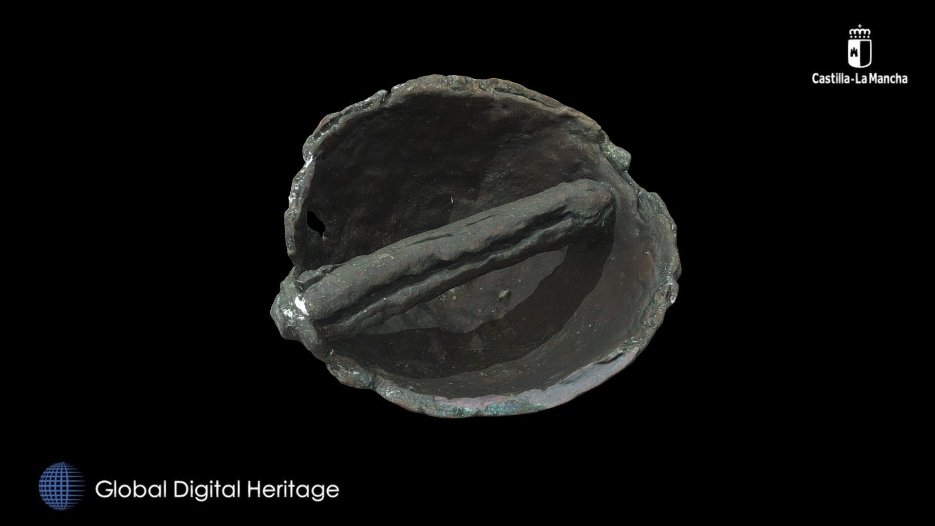 Hemispherical bronze ball, Cerro de las Cabezas - Download Free 3D ...
