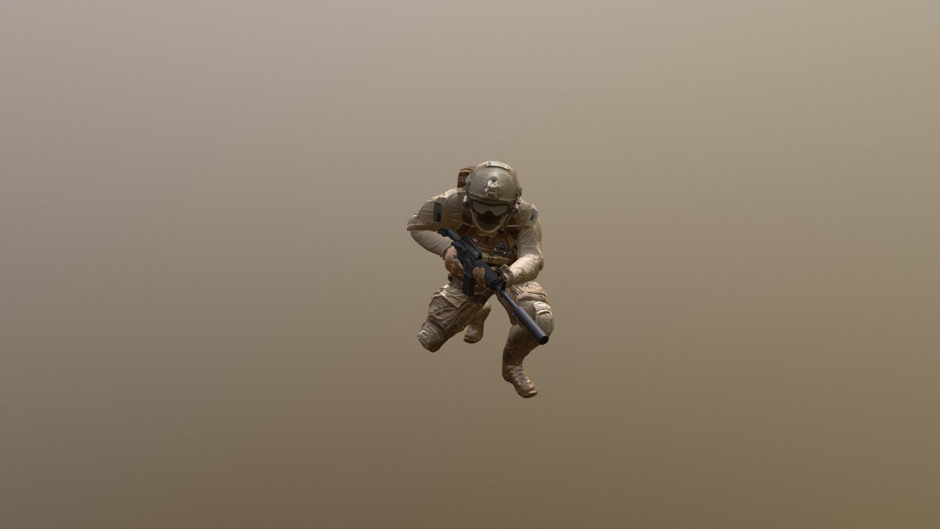 Soldier Idle - 3D model by ARCanimation [98f2b1e] - Sketchfab