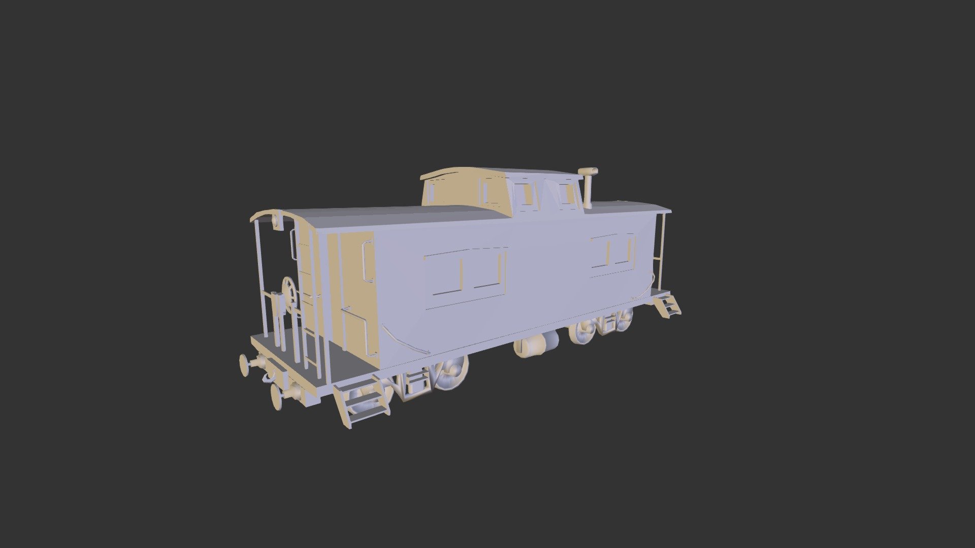 Caboose - 3D model by hammedaltamimi [98f61d0] - Sketchfab