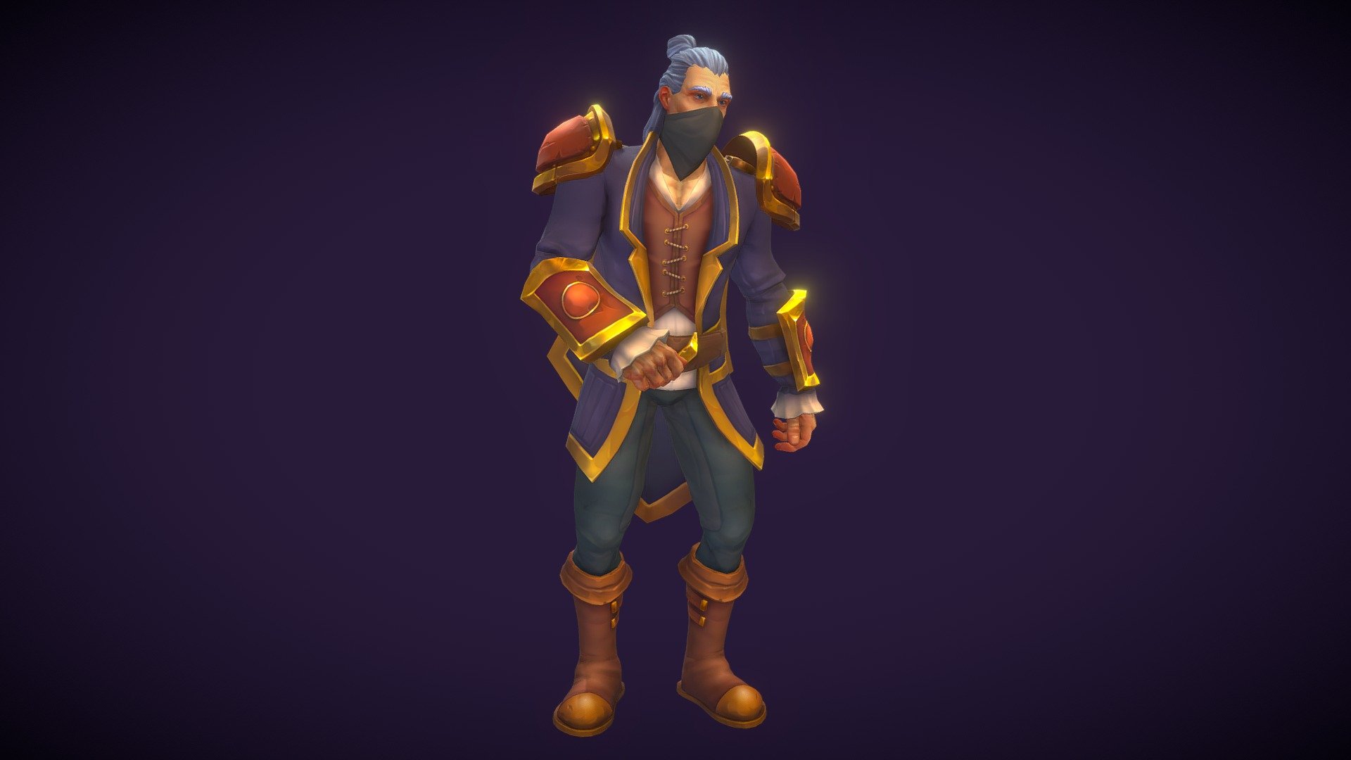 Stylized Human Male Pirate(Outfit) - 3D model by N-hance Studio ...