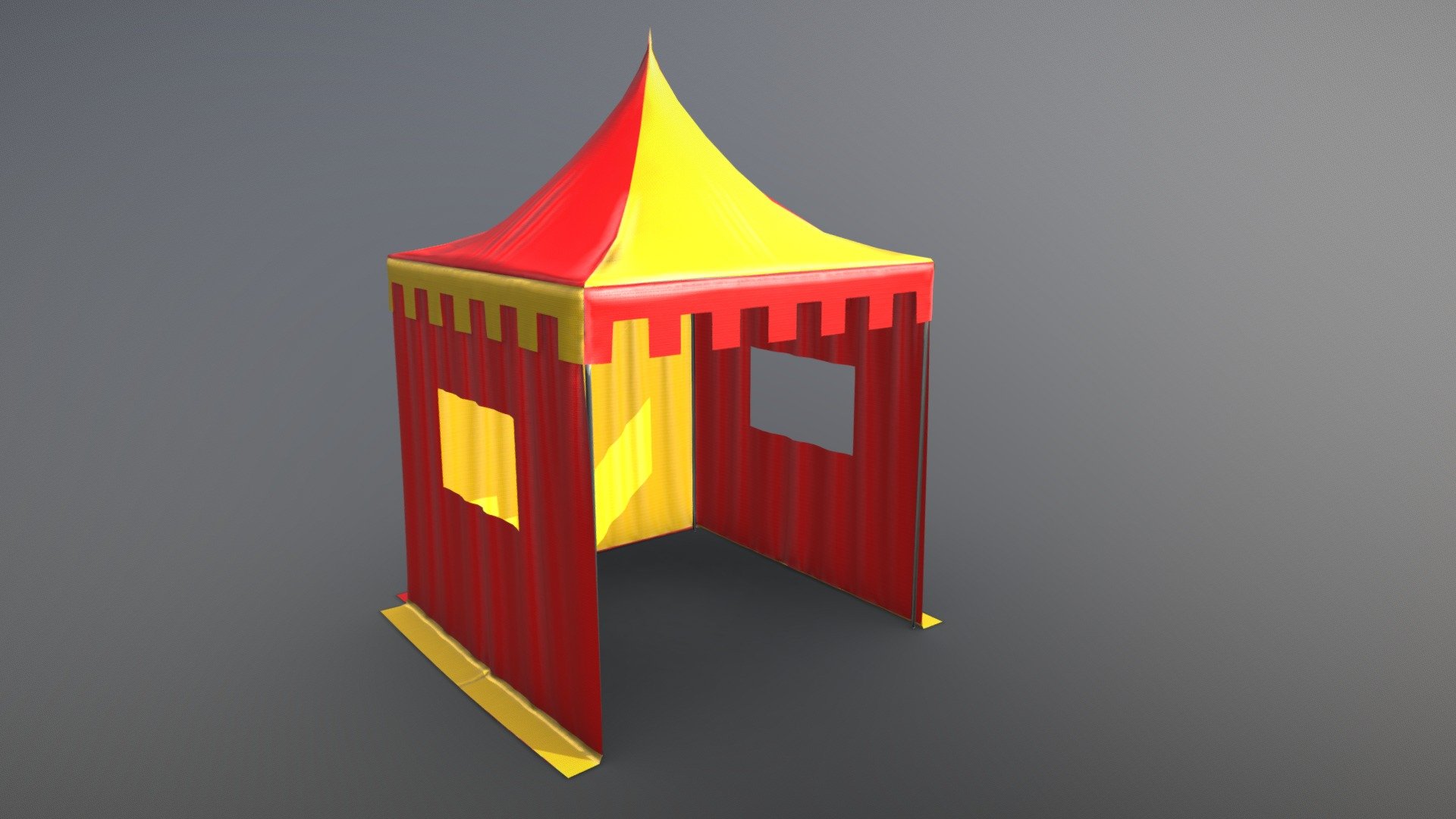 Festival tent | 축제 천막 | 祭りテント - Download Free 3D model by Heat Of ...