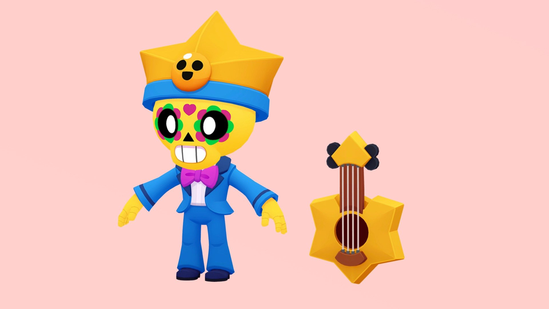 brawl stars Poco Starr - Download Free 3D model by eladri011 (@eladri ...