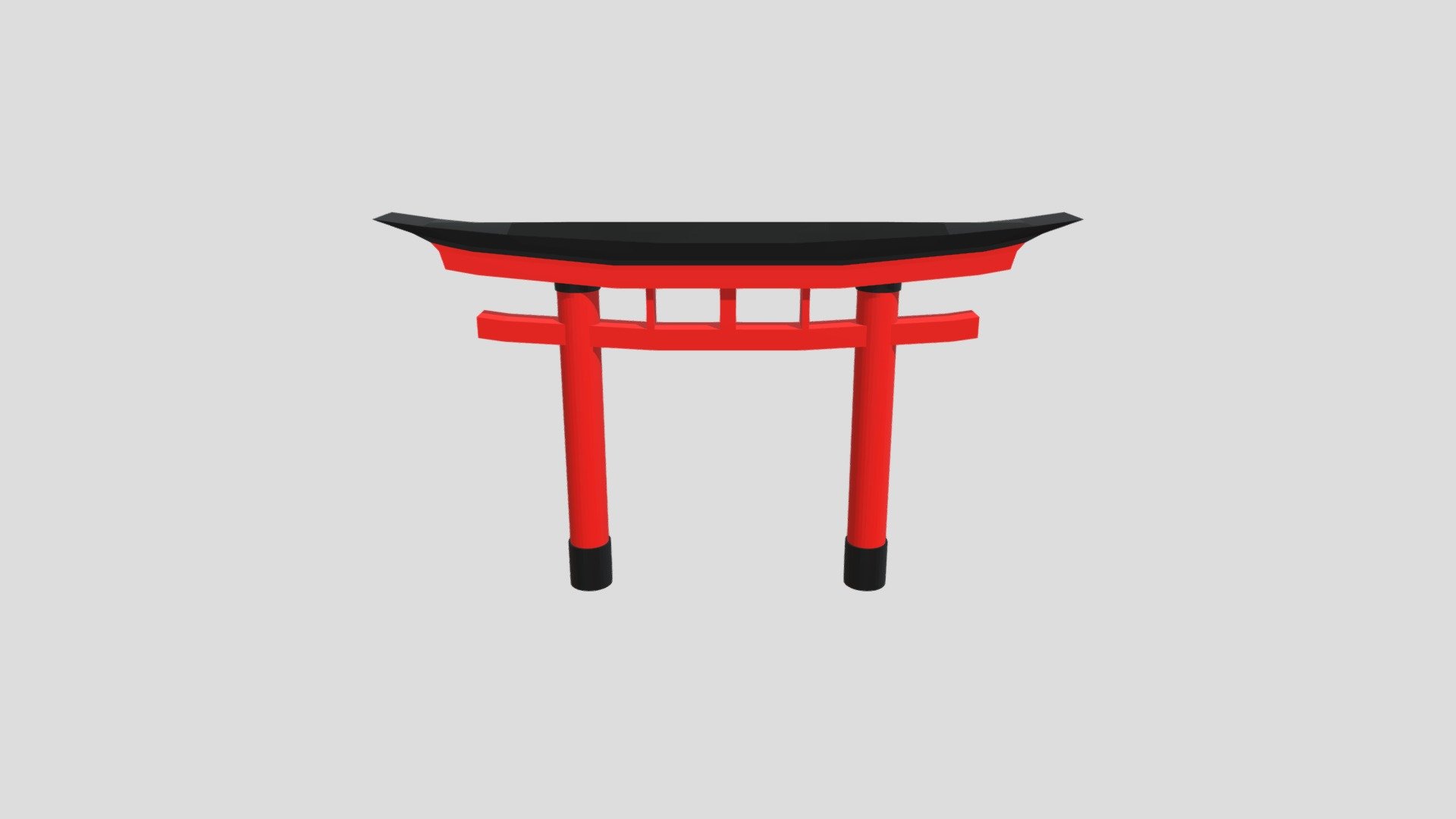 Torii - 3D model by bagasrizaldy1 [98fbed0] - Sketchfab