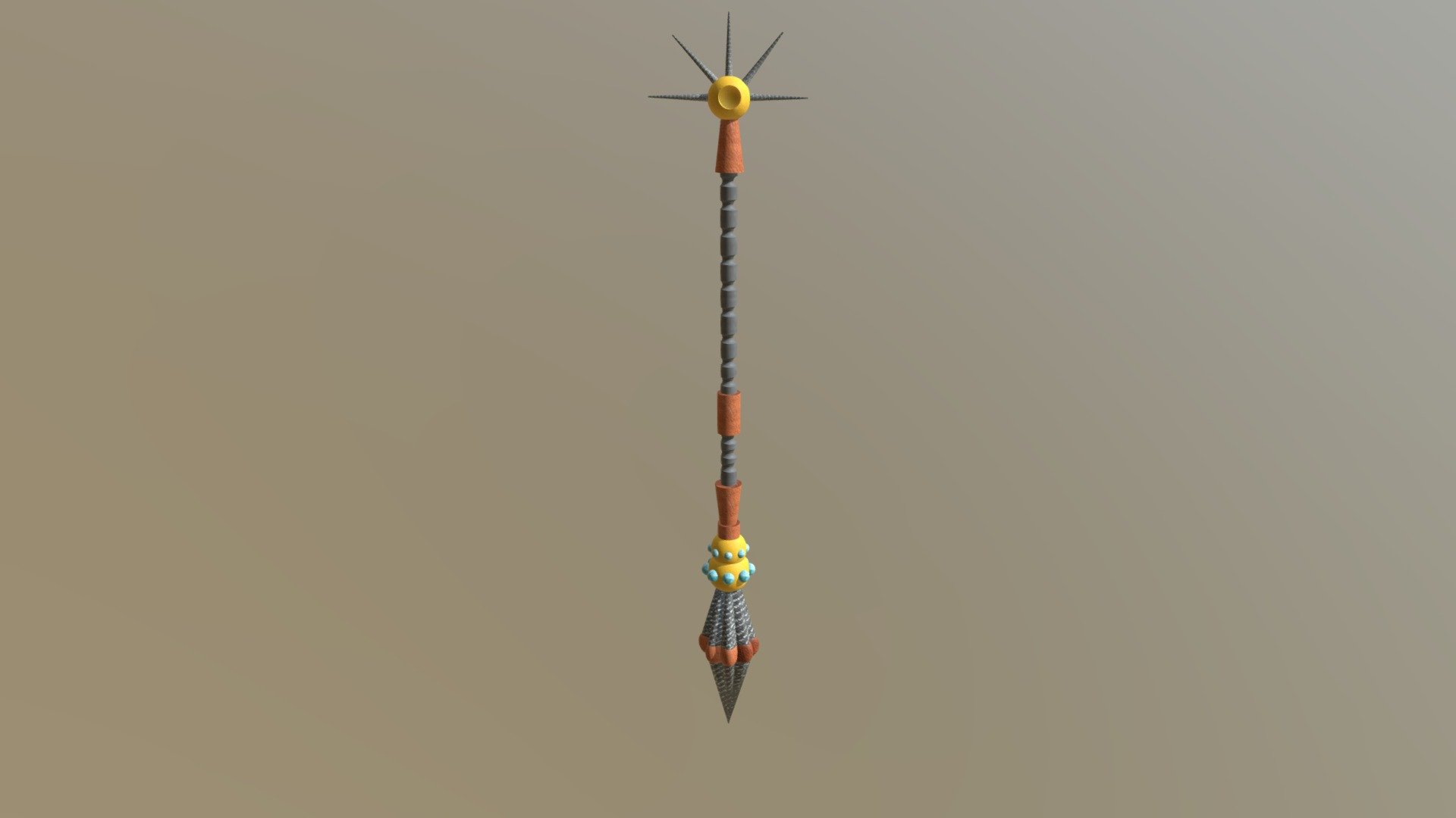 Spear - 3D model by kbordas [98ff030] - Sketchfab