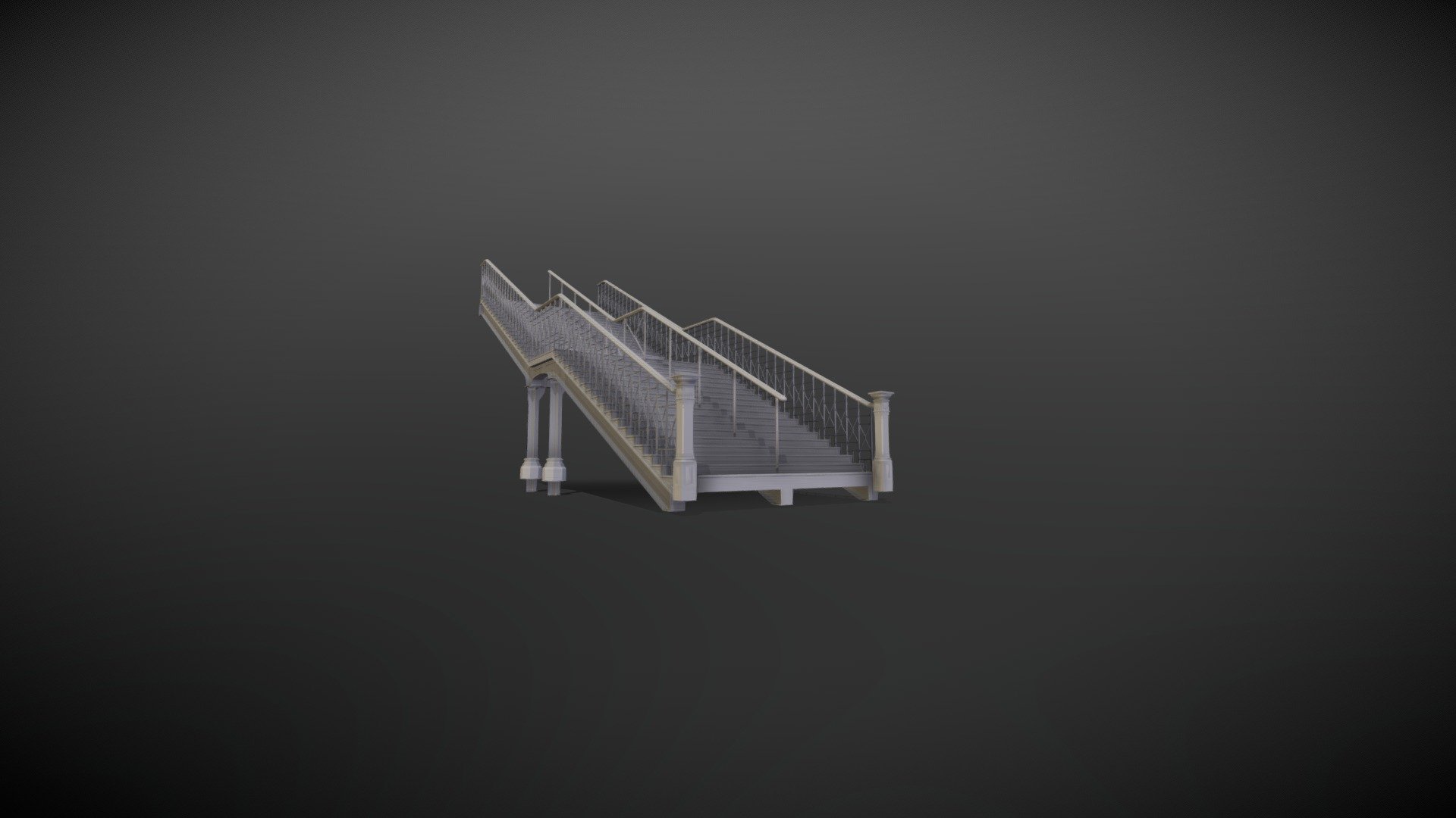 PASSENGER FOOTBRIDGE - 3D model by NVS3D [98ff820] - Sketchfab