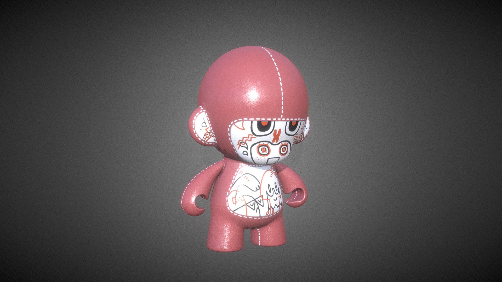 Munny rojo - 3D model by Elainadrawings (@Elainadrawins) [99033cb ...