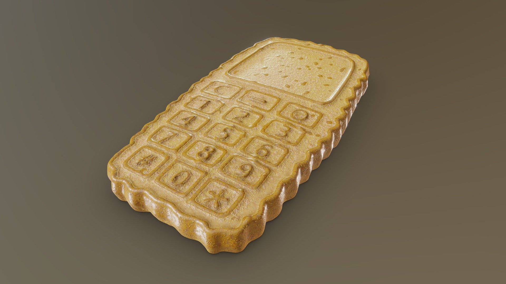 Cookie phone - Download Free 3D model by Whostea [99056b8] - Sketchfab
