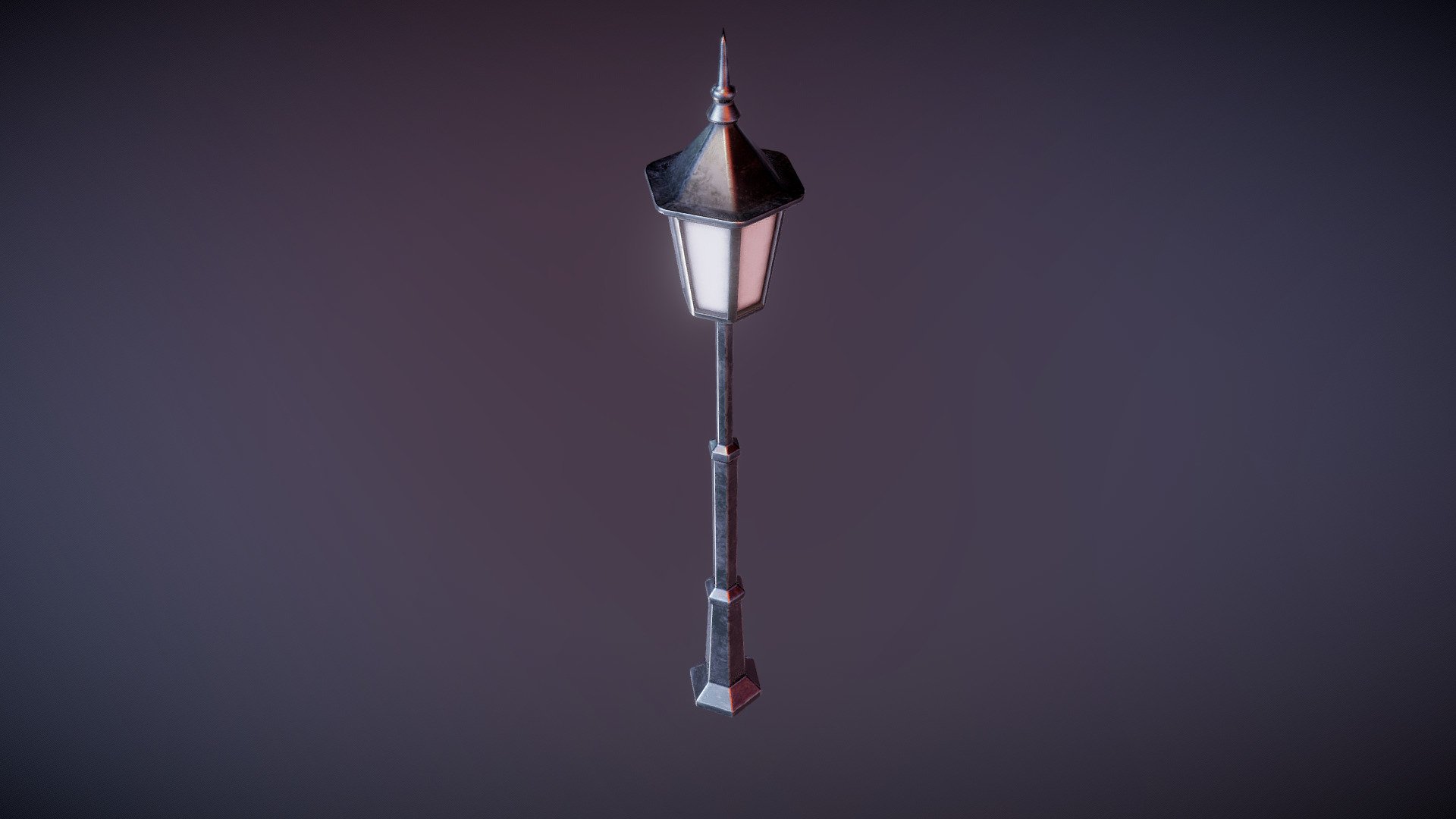 Metal Post Lamp - 3D model by reinerSCT [9905992] - Sketchfab