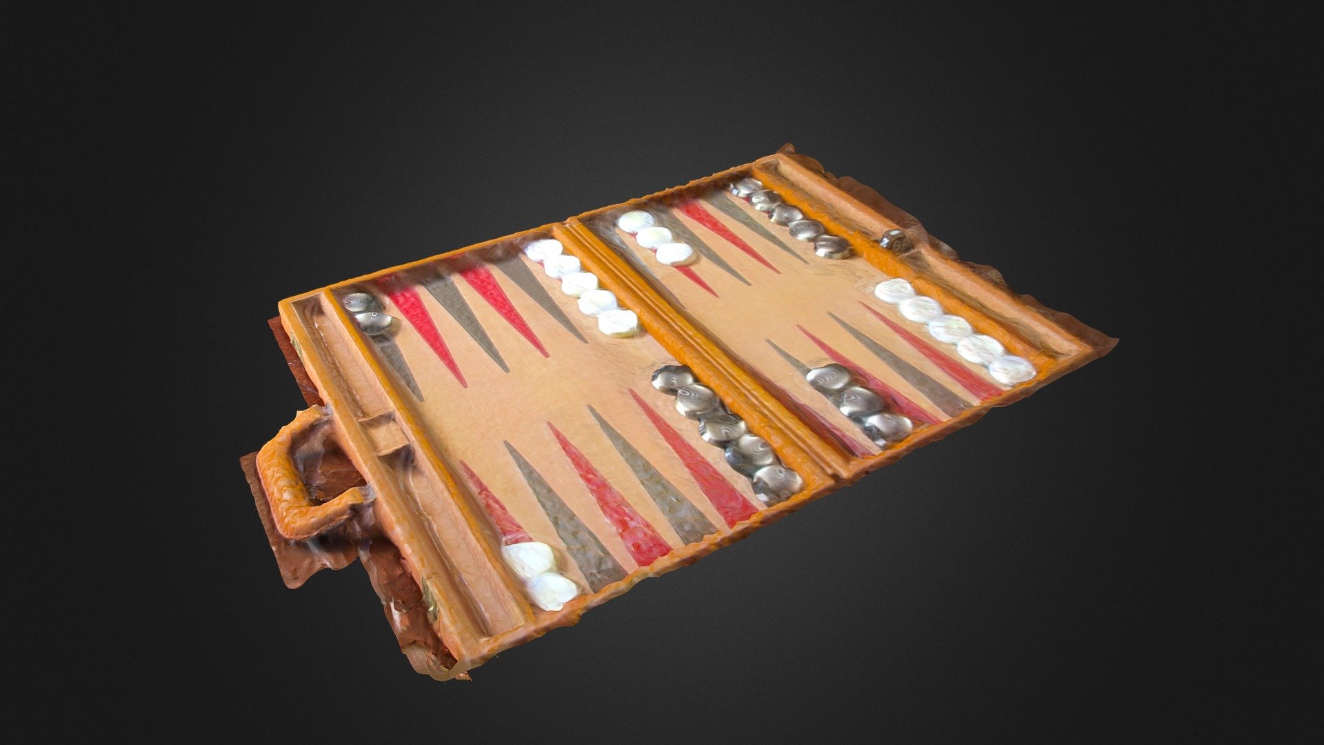 Backgammon (WIP) #3DST45 - Download Free 3D model by James [9908fca] - Sketchfab