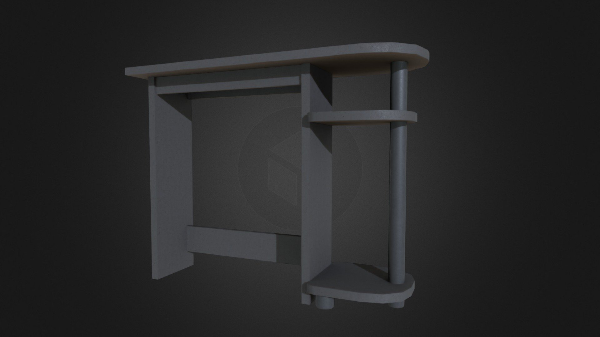 My PC Table At Home - Download Free 3D model by Blender3D [990902d ...