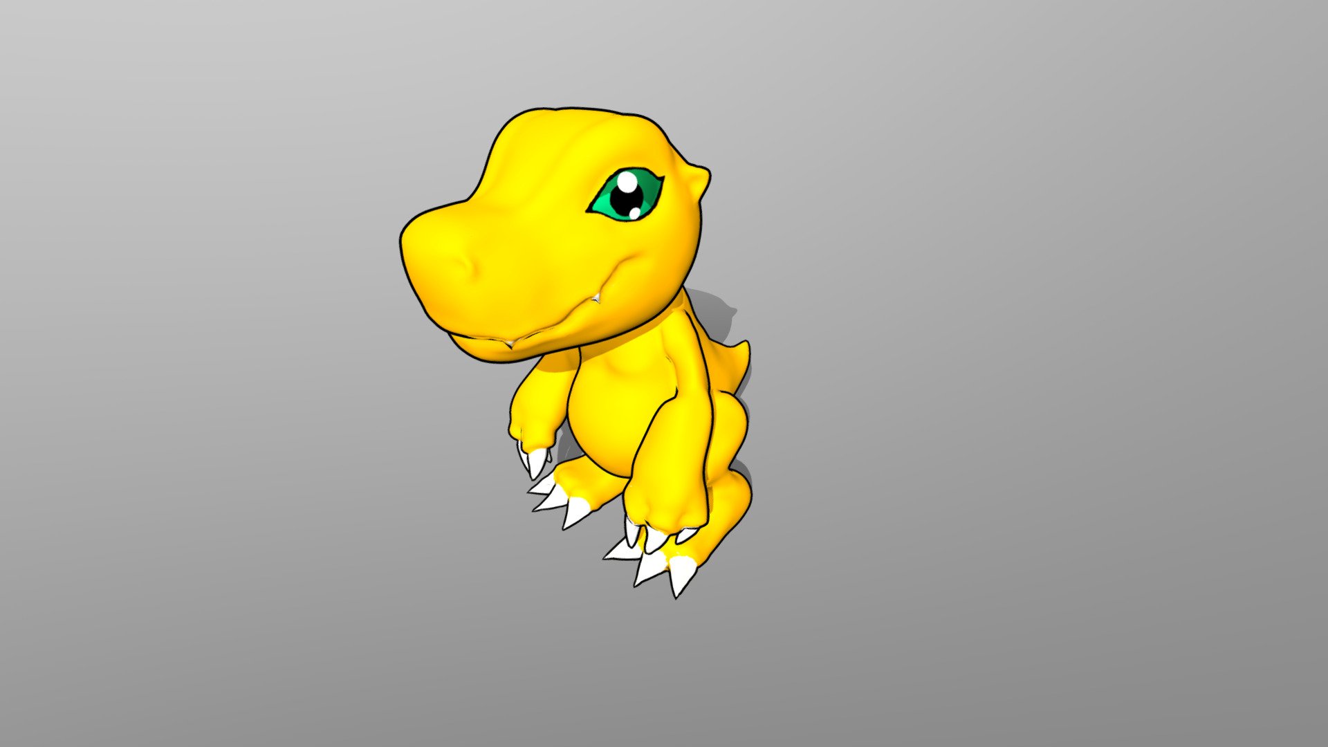 Agumon - 3D model by ArrowNTheKnee [9909e49] - Sketchfab