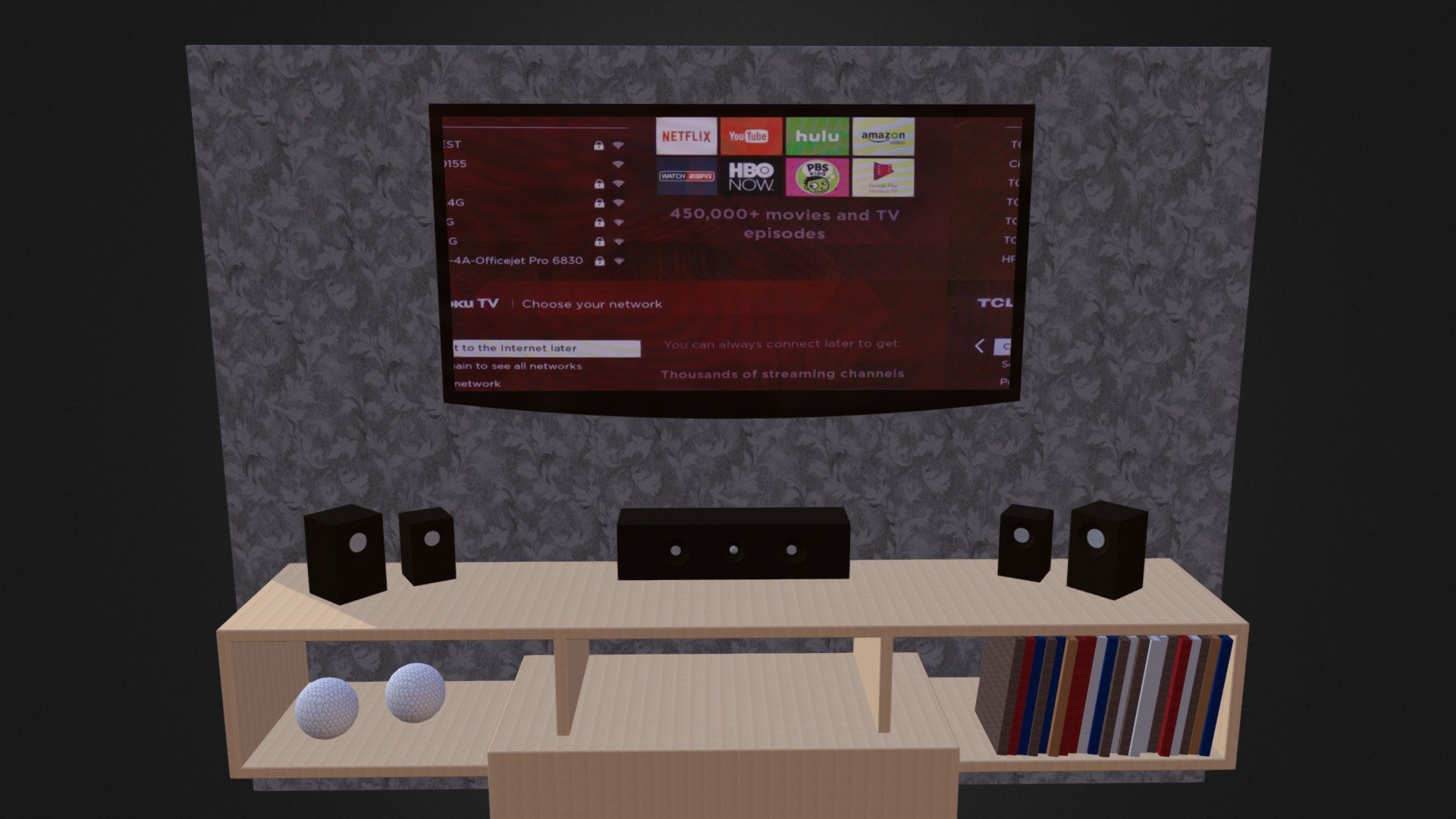 Tv Panel - 3D model by firas brahmi (@firasbrahmi2020) [9909fc5 ...