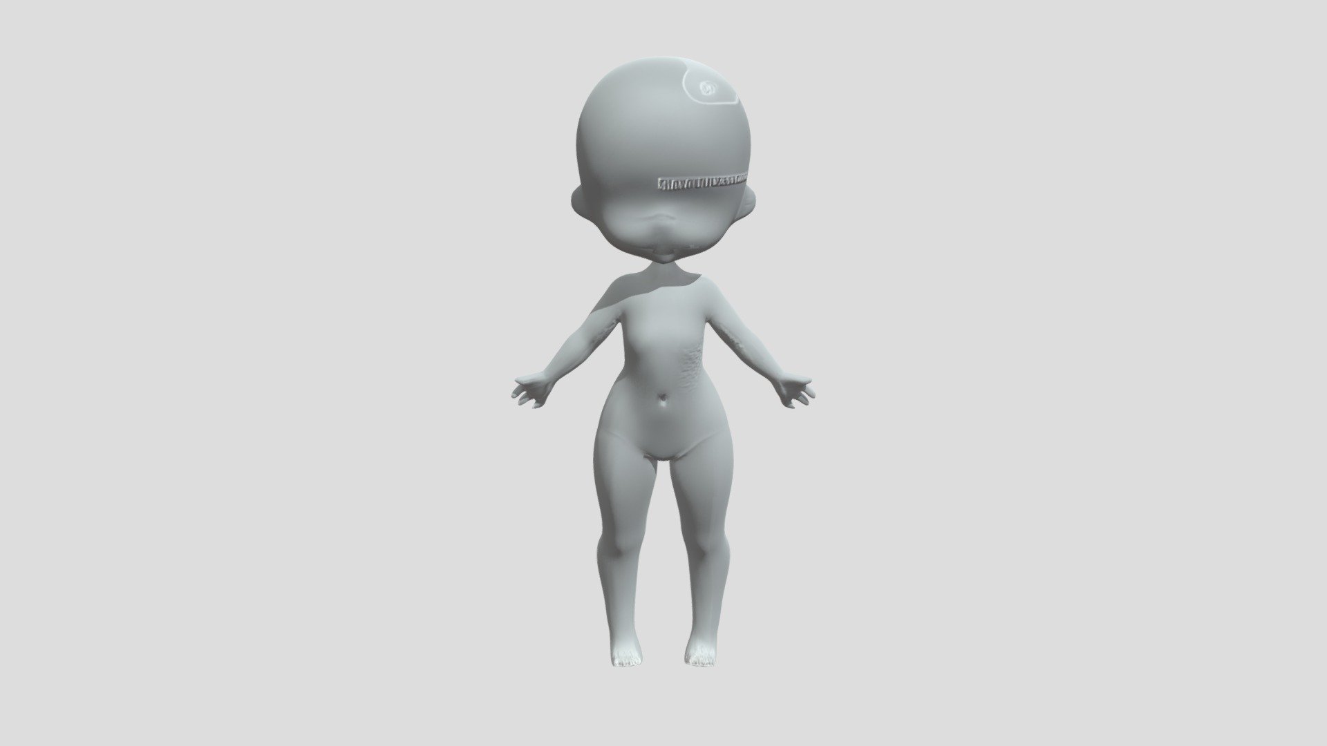 chibi-style humanoid figure - 3D model by dollcostum_rox [990abf7 ...