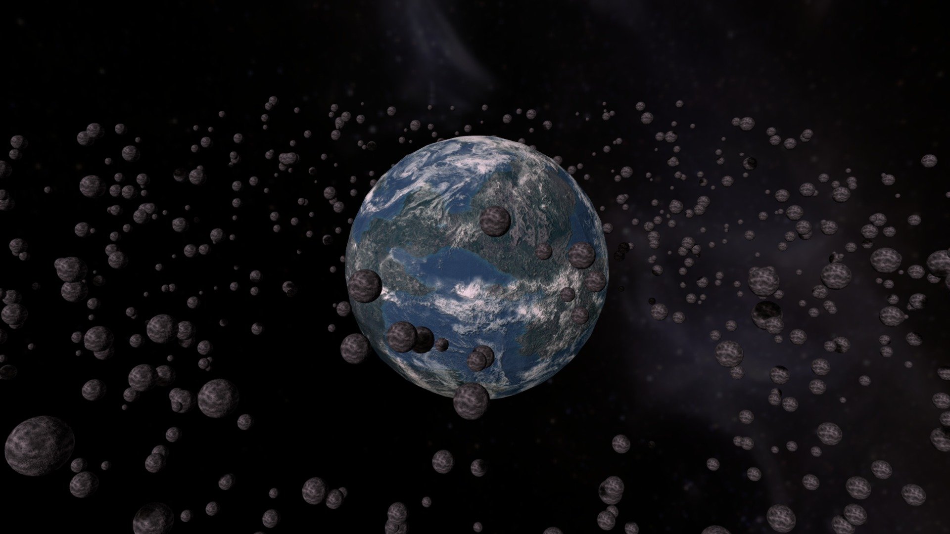 Planet with Asteroid Belt - Download Free 3D model by Inditrion Dradnon ...