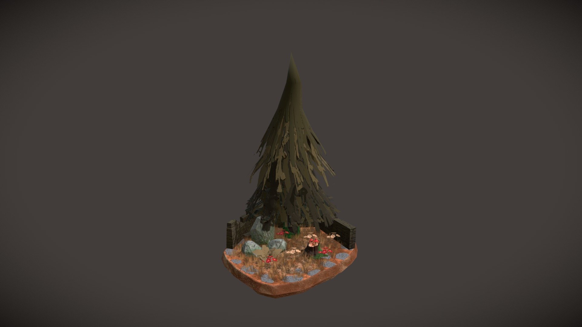 Autumn Diorama - 3D model by Solerest (@cschramm1226) [990b5d4] - Sketchfab