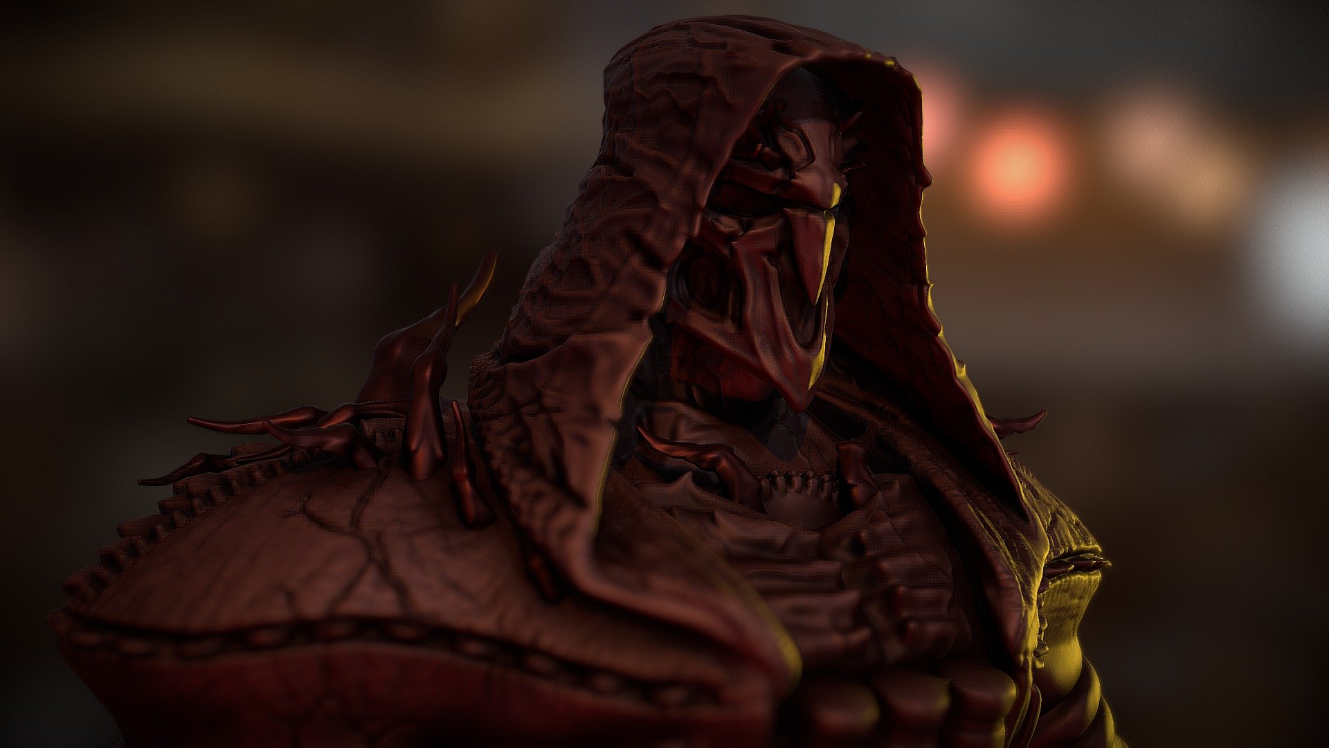 Devil Reaper skin sculpt (from Overwatch) - 3D model by ALexz.art ...
