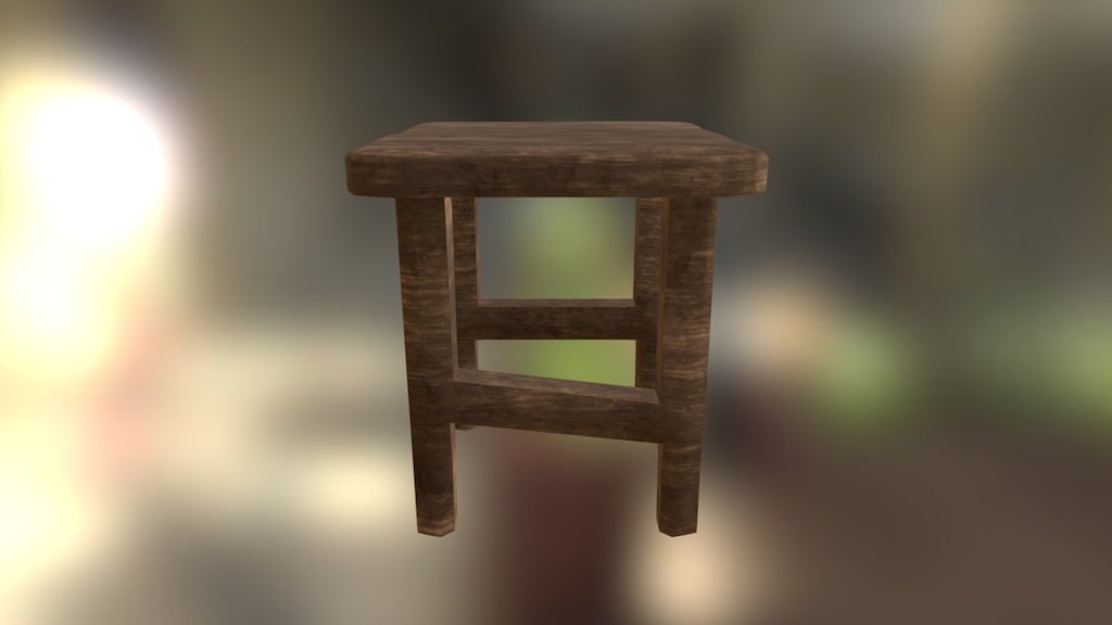 Stool - 3D model by KevinL [990cc69] - Sketchfab