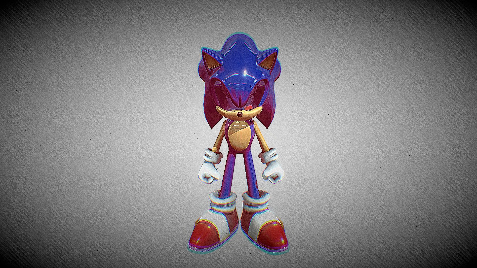 Sonic-HD - 3D model by VictorExodia [990e690] - Sketchfab