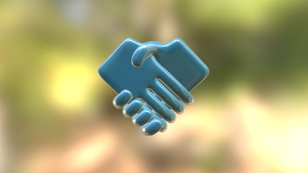 Handshake - 3D model by TheDarkSunProject (@darksunproject) [990fcd3 ...
