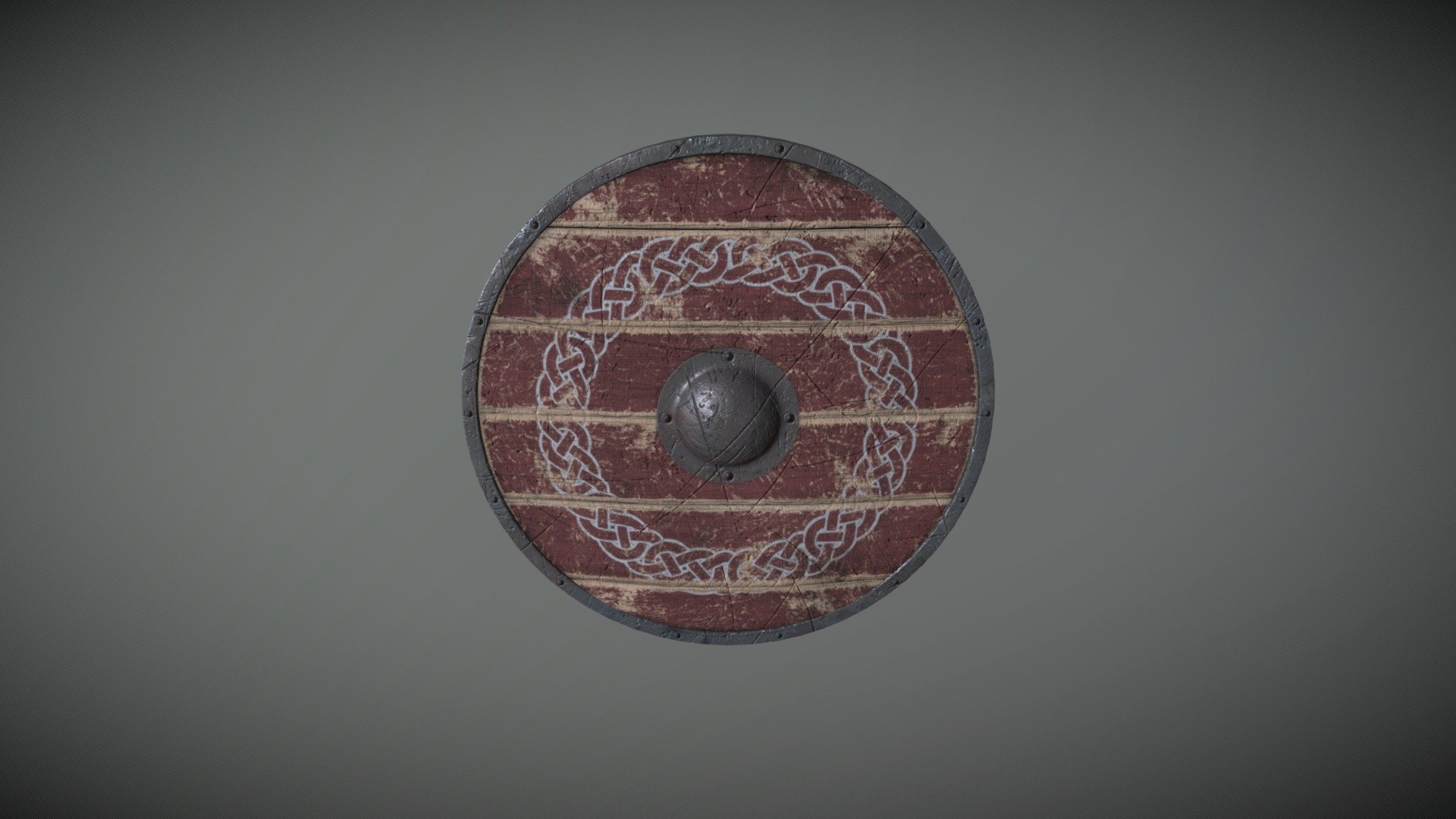 Viking Shield - 3D model by Thiago Vinicius Aquino (@Highway42 ...