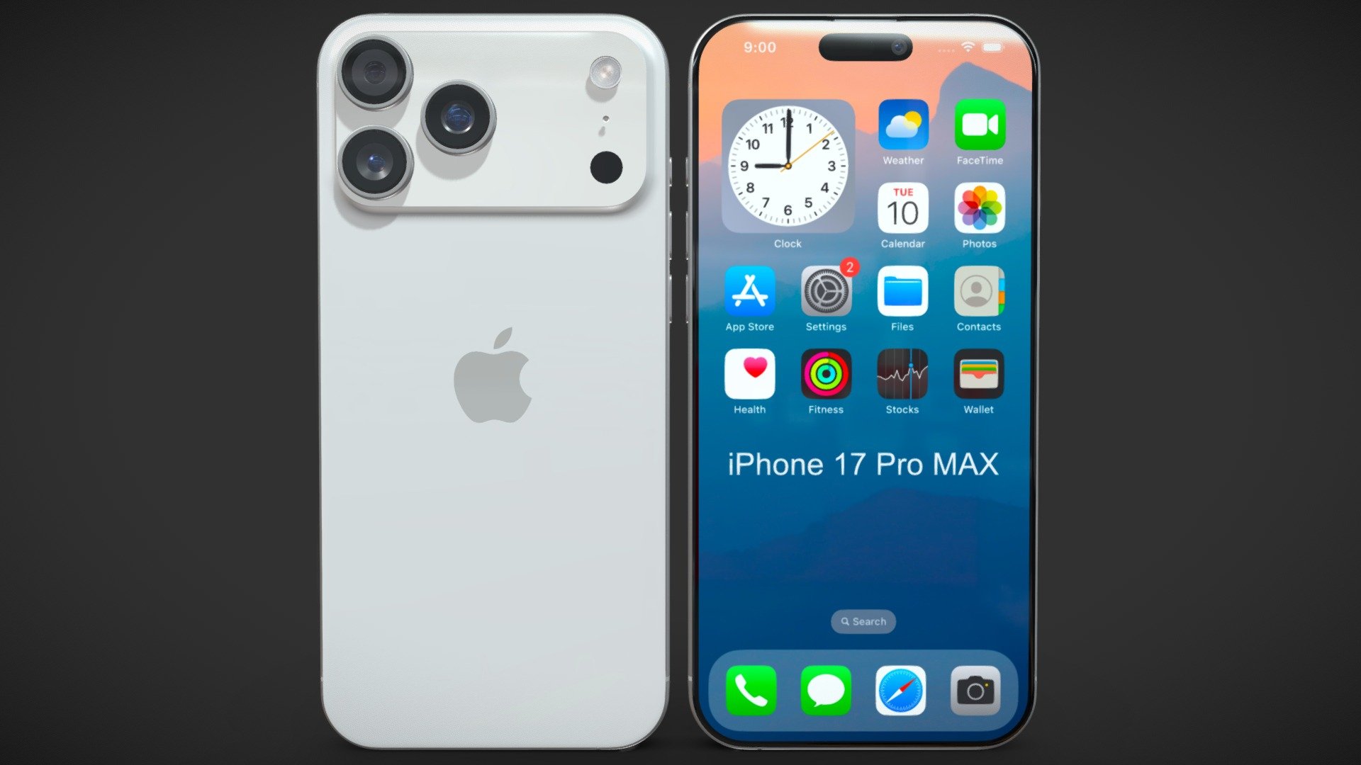 Apple iPhone 17 pro MAX v1 - 3D model by madMIX [9913125] - Sketchfab