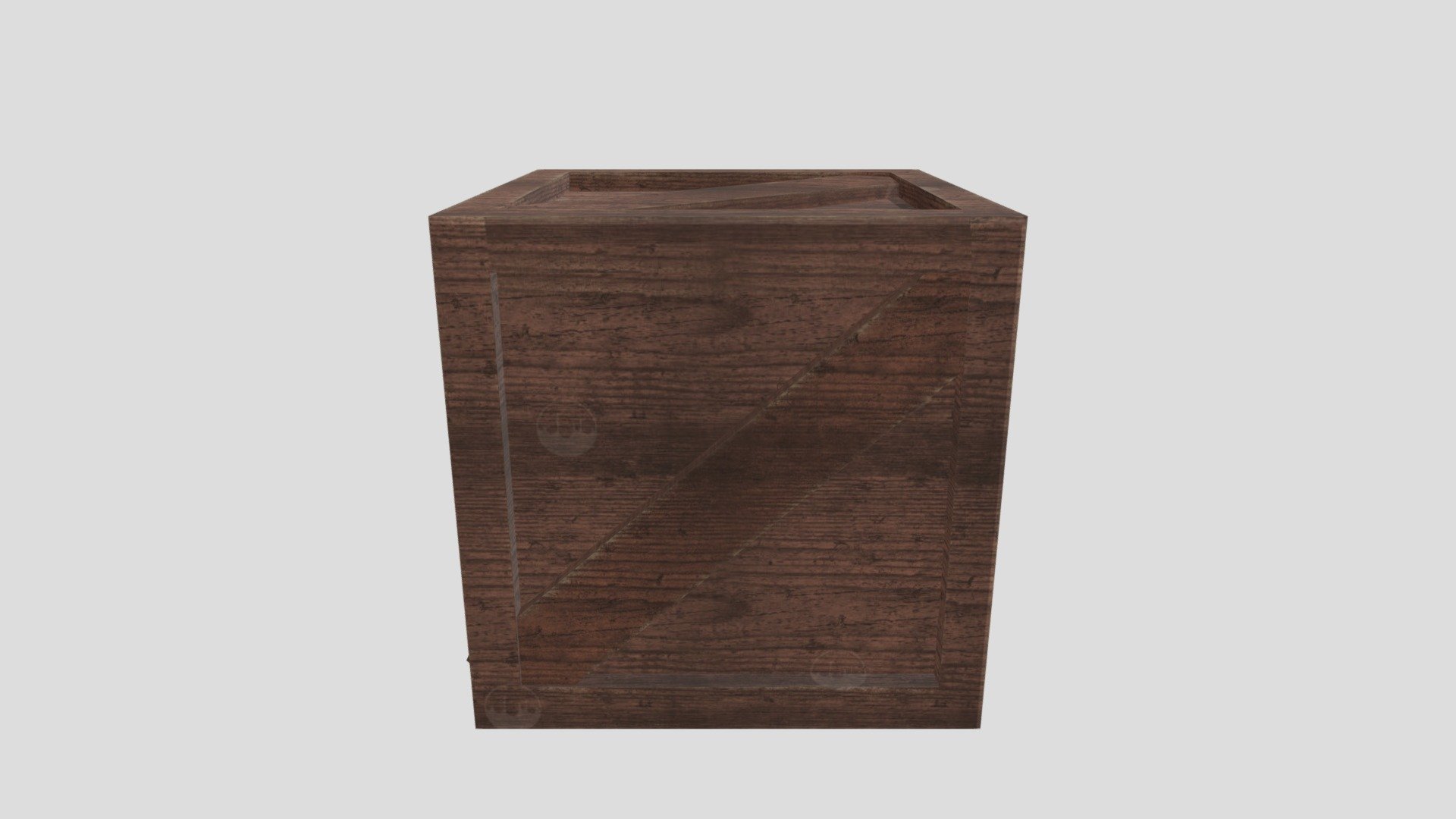 low poly crate - 3D model by ben_appleby [991584b] - Sketchfab