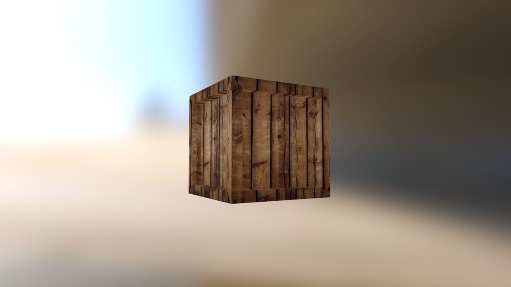 Wood Box - 3D model by Eleanor [9915b52] - Sketchfab