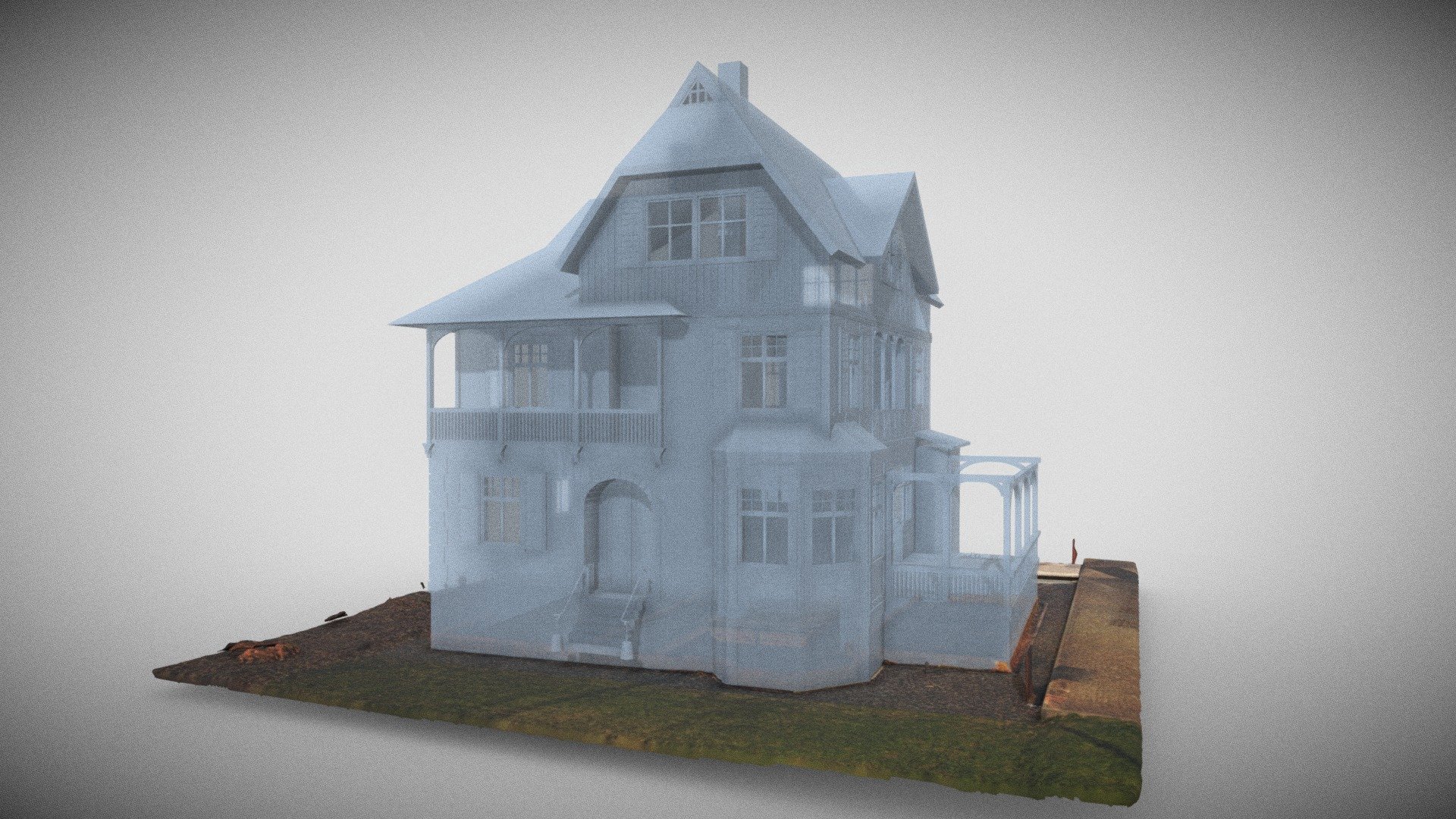 Willa oficerska (rekonstrukcja) - Westerplatte - 3D model by Museum of ...