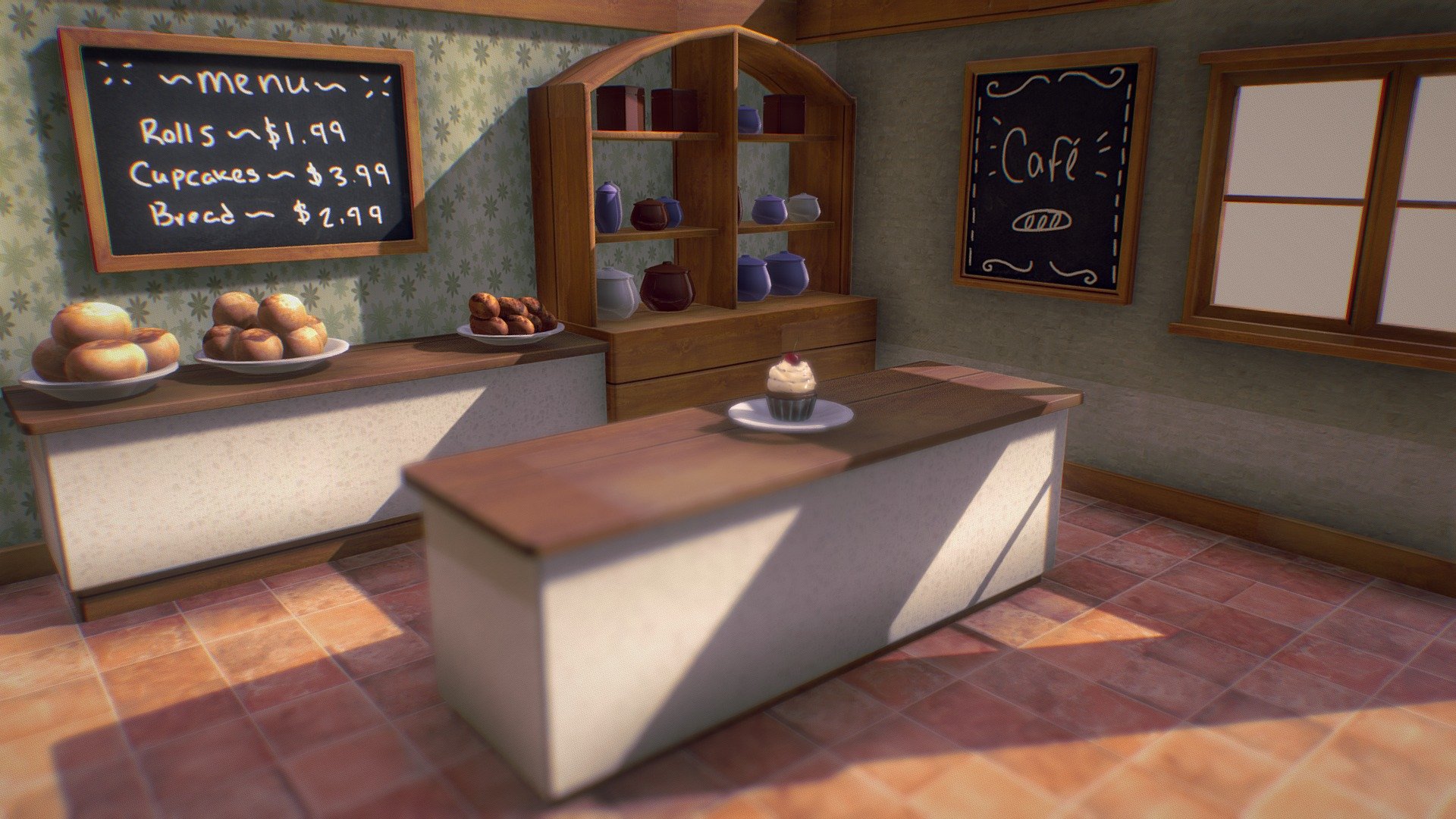 Bakery - 3D model by mjneefjes (@mn1415123) [9917664] - Sketchfab