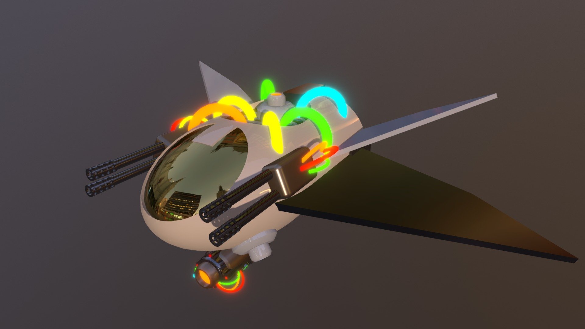 T4X-8400 Shielded Mechanical Air Tank - 3D model by Flikd Design ...