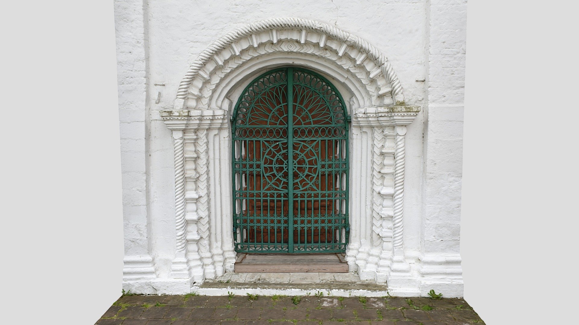 Door of Dormition Cathedral in Kolomna, Russia - Download Free 3D model ...