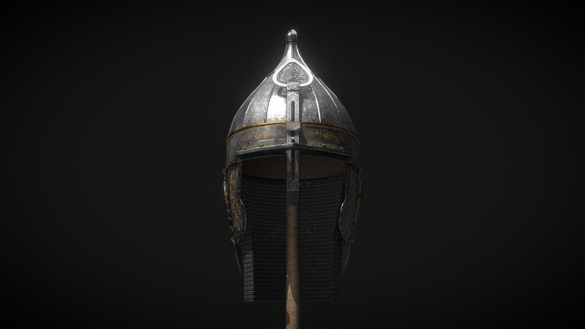 Clean Islamic Helmet - Buy Royalty Free 3D model by Oscar Anwar ...