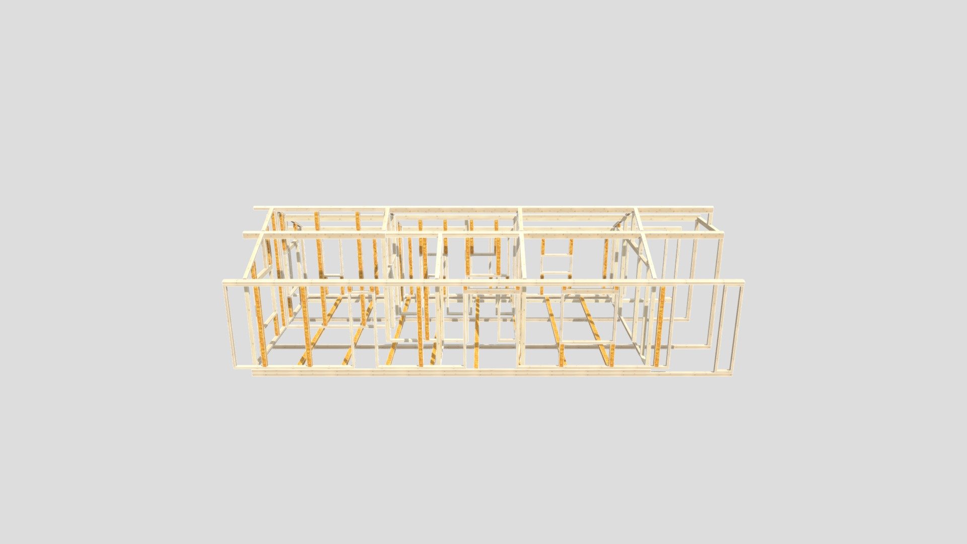 K-F - structure (LHB+timber) - 2022.11.04 - 3D model by Solcraft ...